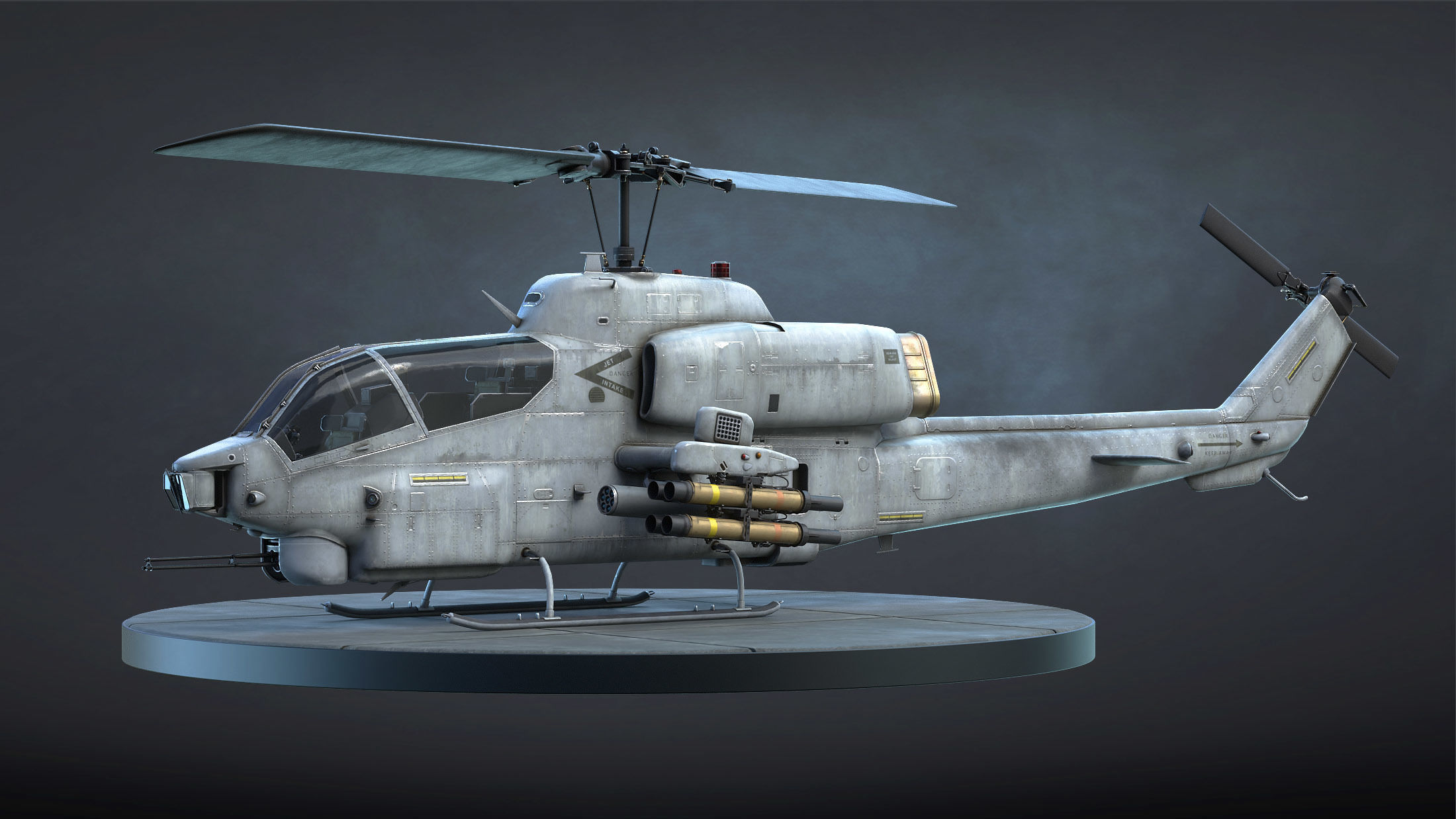 3D model AH-1W Super Cobra VR / AR / low-poly | CGTrader