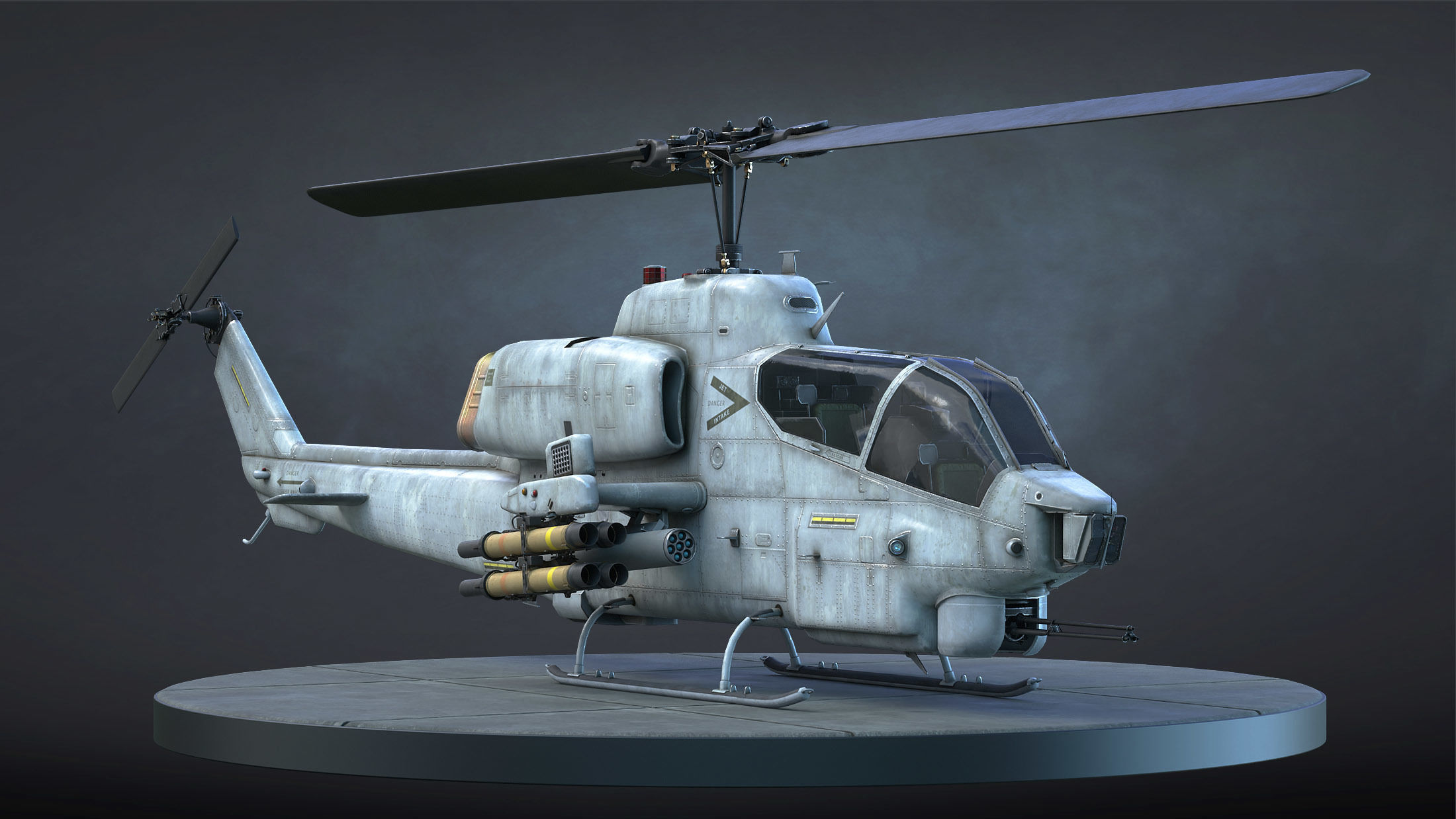 3D model AH-1W Super Cobra VR / AR / low-poly | CGTrader