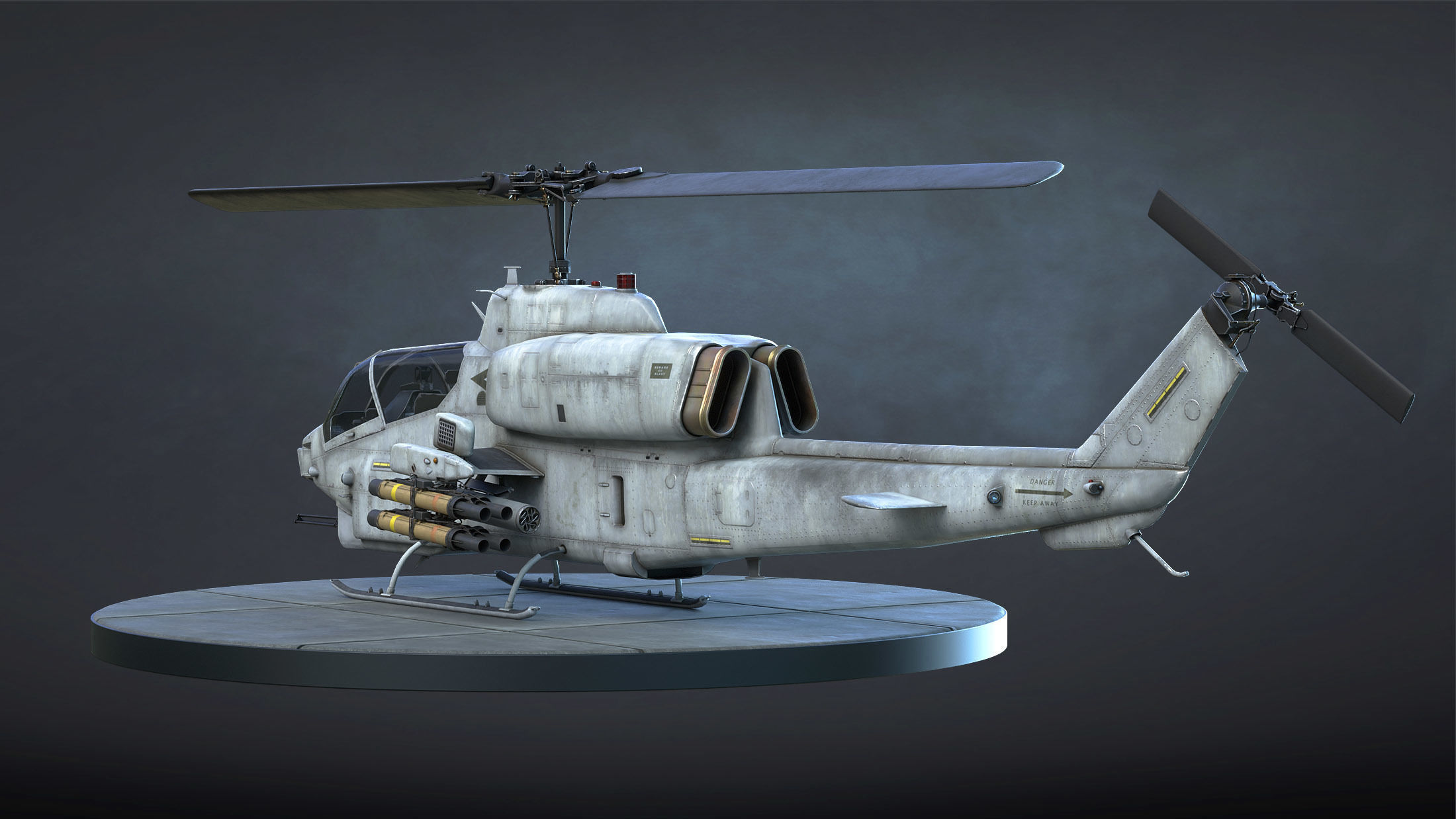 3D model AH-1W Super Cobra VR / AR / low-poly | CGTrader