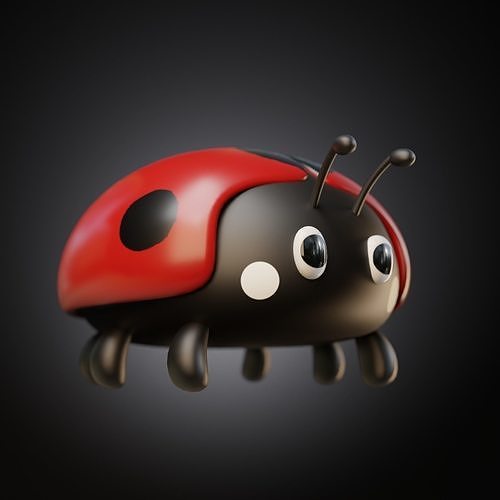 3D model Cartoon Ladybug VR / AR / low-poly | CGTrader