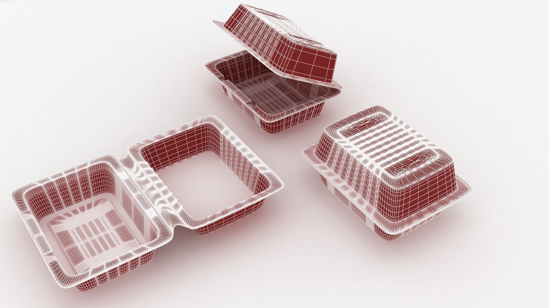Food Containers 3D model | CGTrader