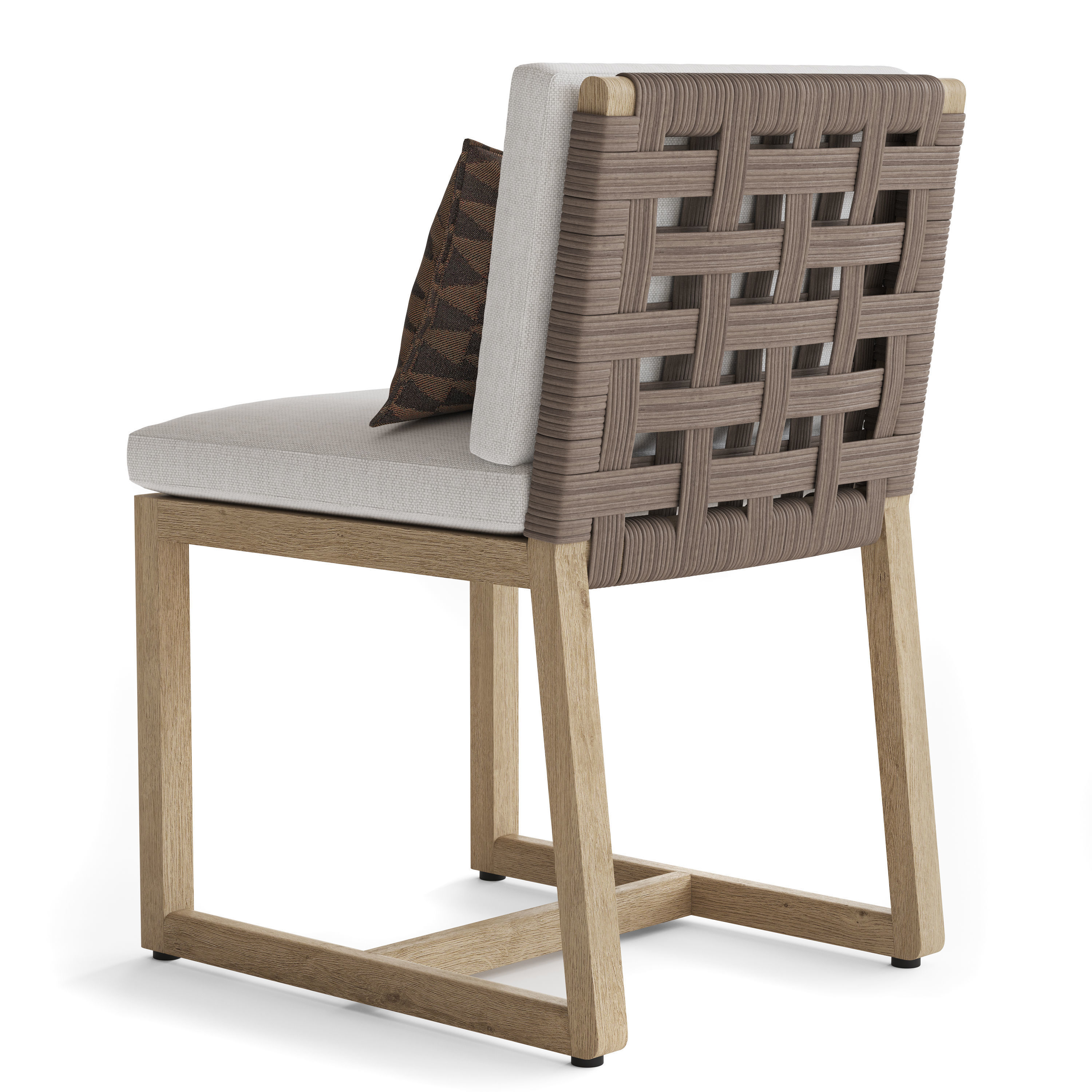 BELIZE TEAK RECTANGULAR DINING TABLE 3D model | CGTrader