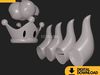 Bowsette Crown and Horns STL 3D Files Digital Download 3D model 3D ...