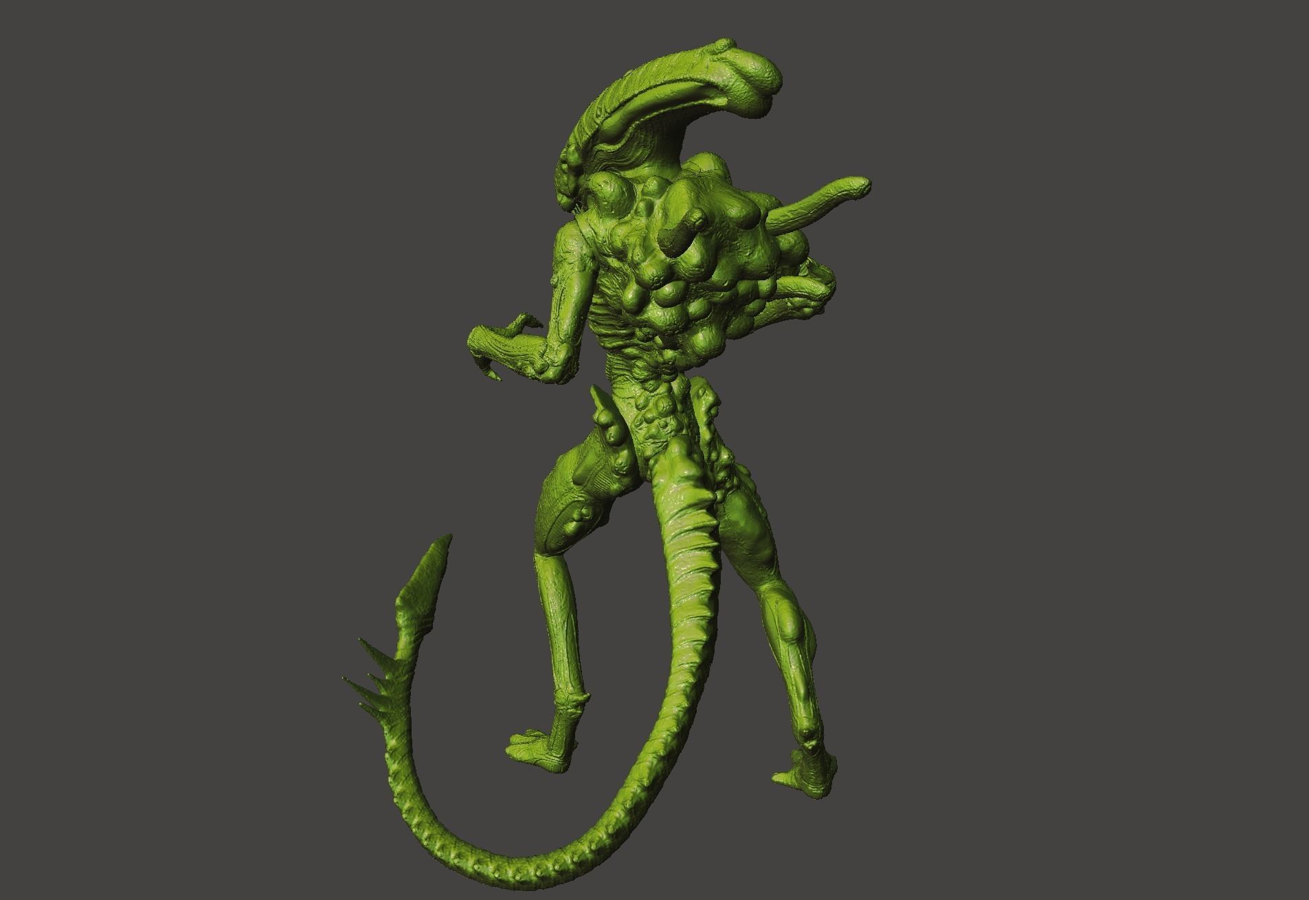 ALIEN BOILER XENOMORPH ALIENS COLONIAL MARINES hi-poly STL 3D model 3D ...