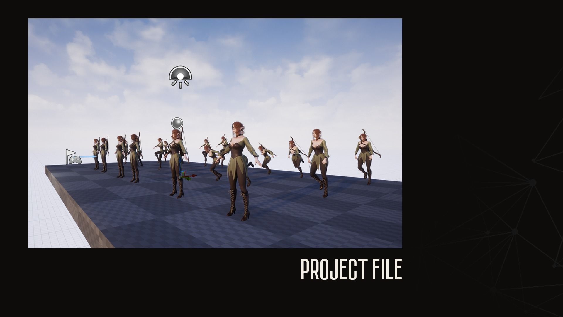 3D model Elf Archer - Game Ready VR / AR / low-poly | CGTrader