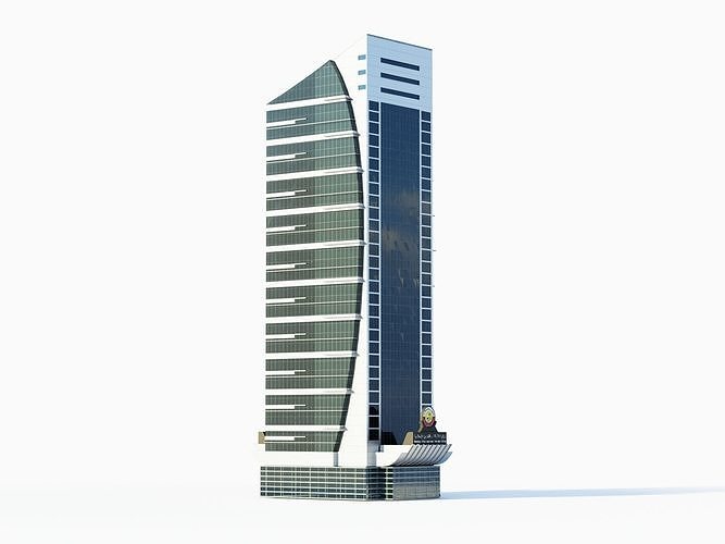 3D model AKH tower - Qatar doha VR / AR / low-poly | CGTrader