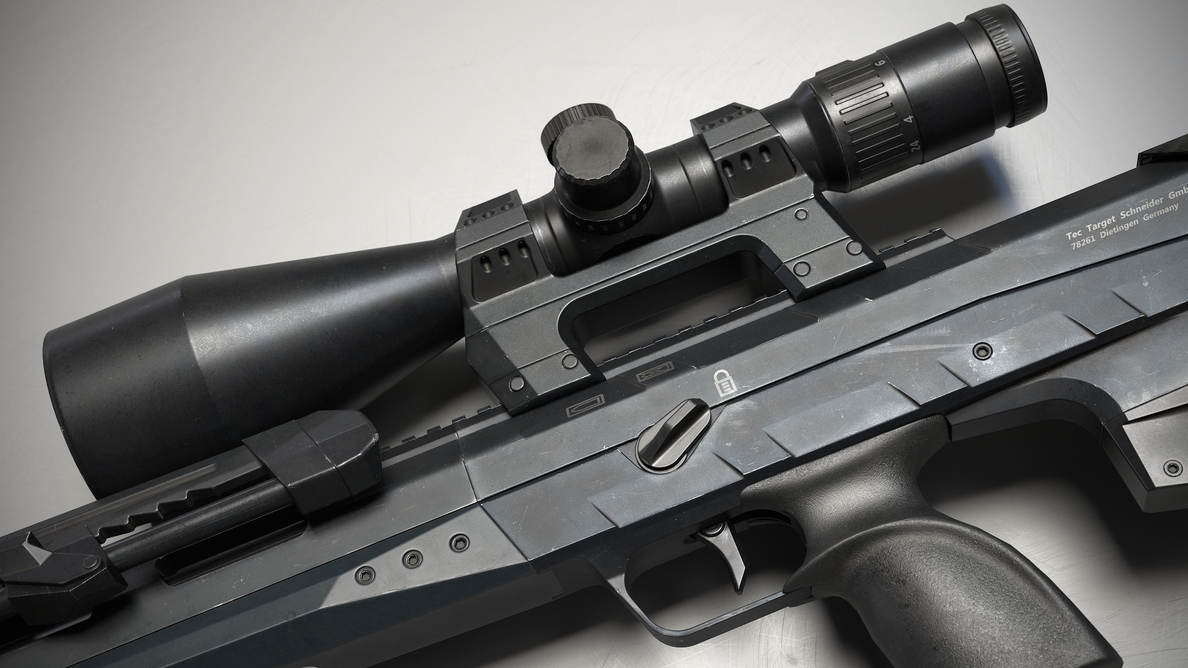 3D model TTS Xceed sniper rifle VR / AR / low-poly | CGTrader