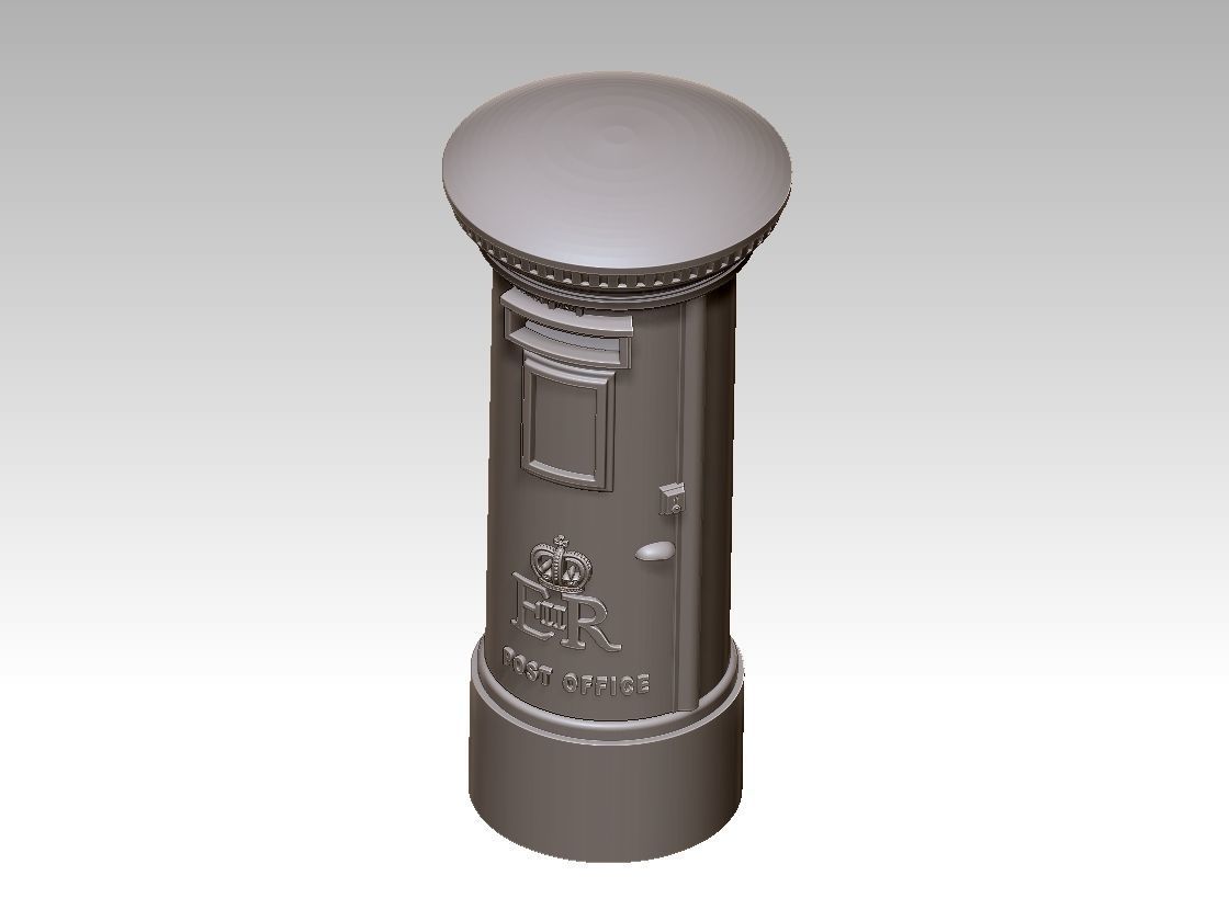 POST BOX 3D model 3D printable | CGTrader