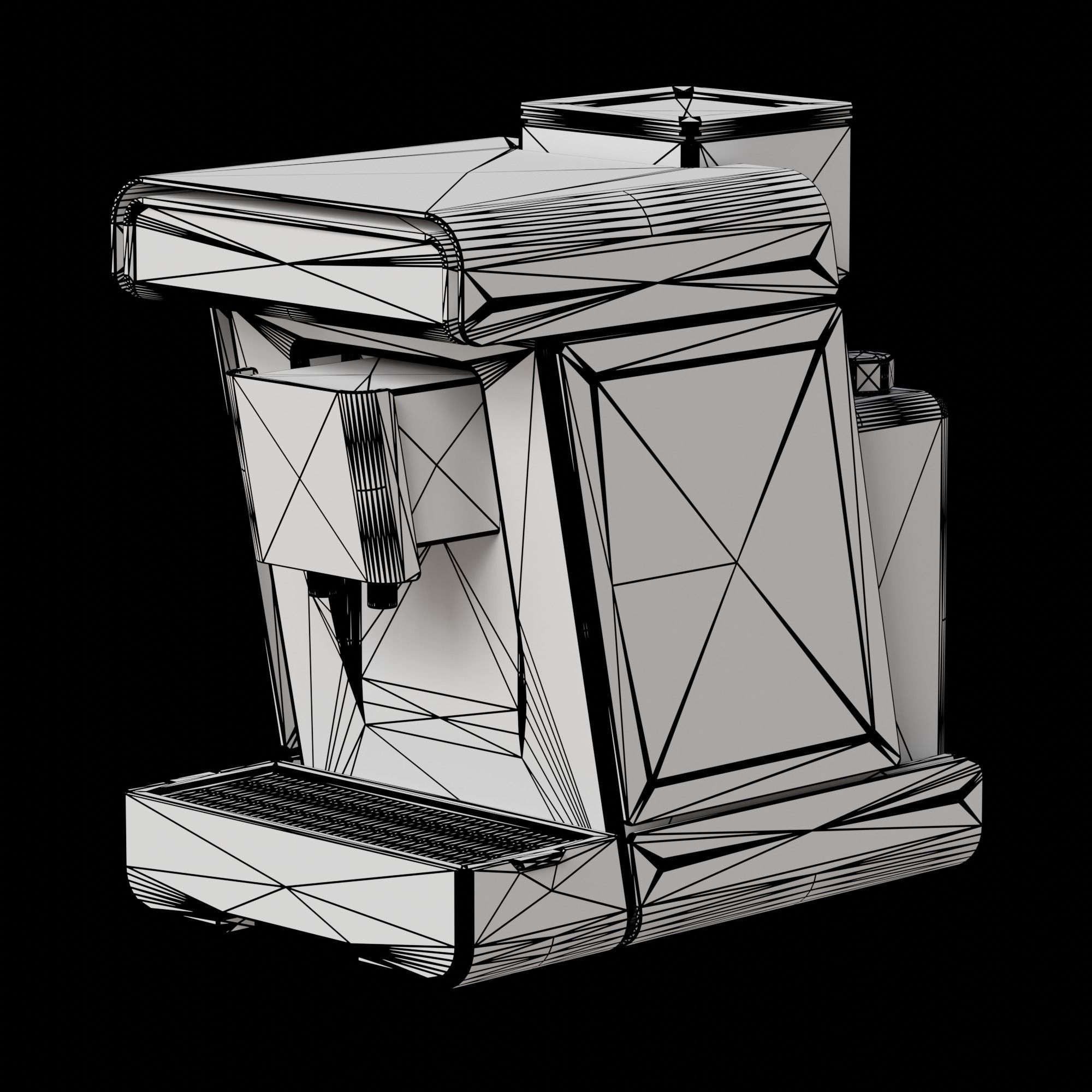 Modern Coffee Machine free 3D model | CGTrader