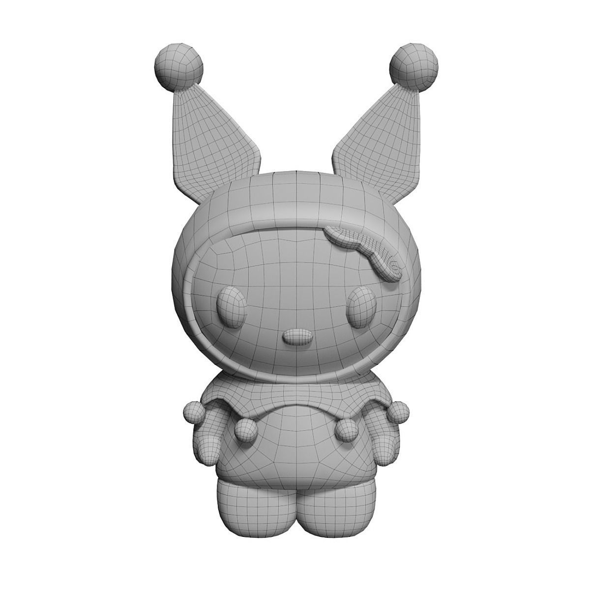 3D model Kuromi hello kitty figurine VR / AR / low-poly | CGTrader