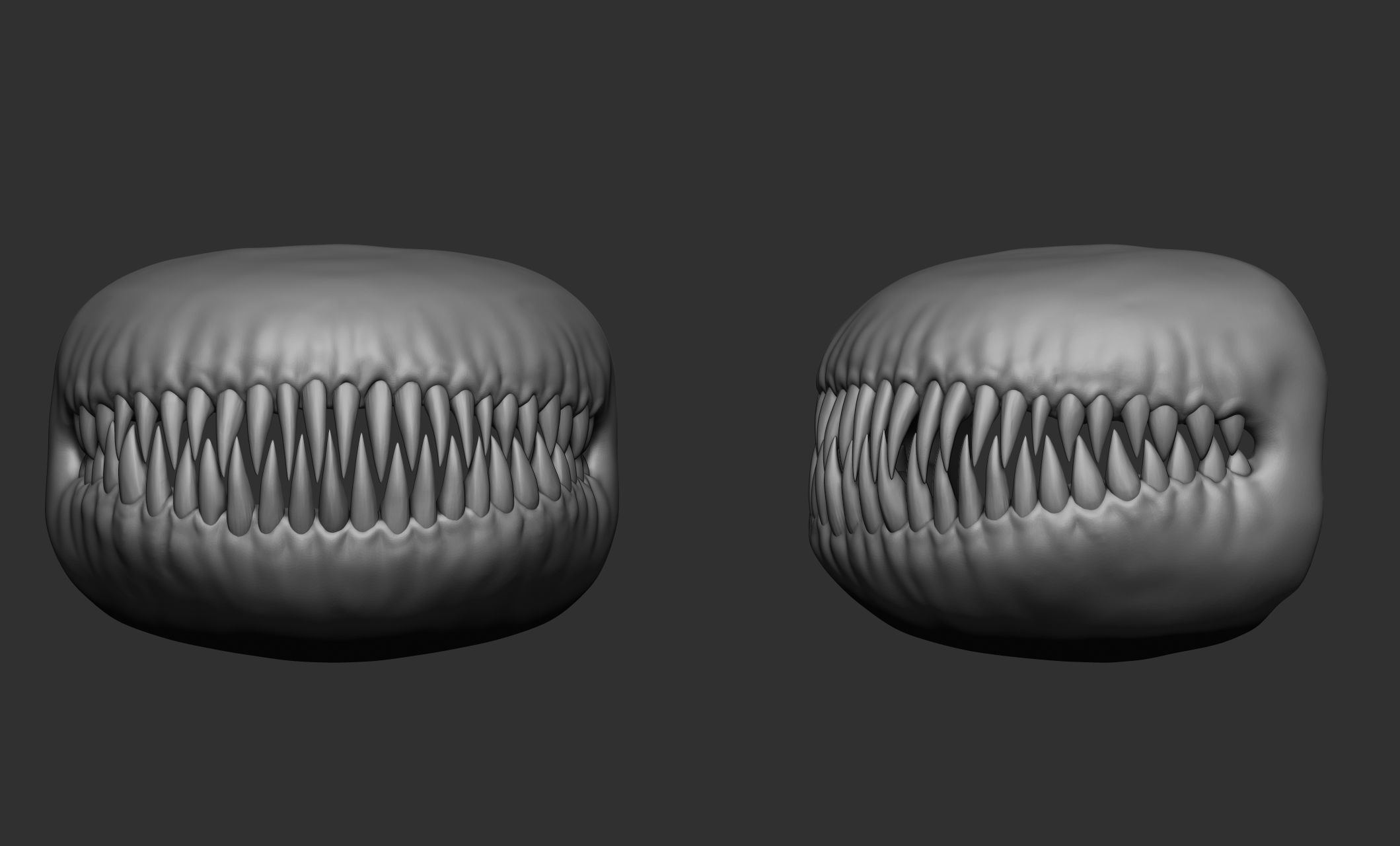 Creature Monster Teeth 3D model | CGTrader