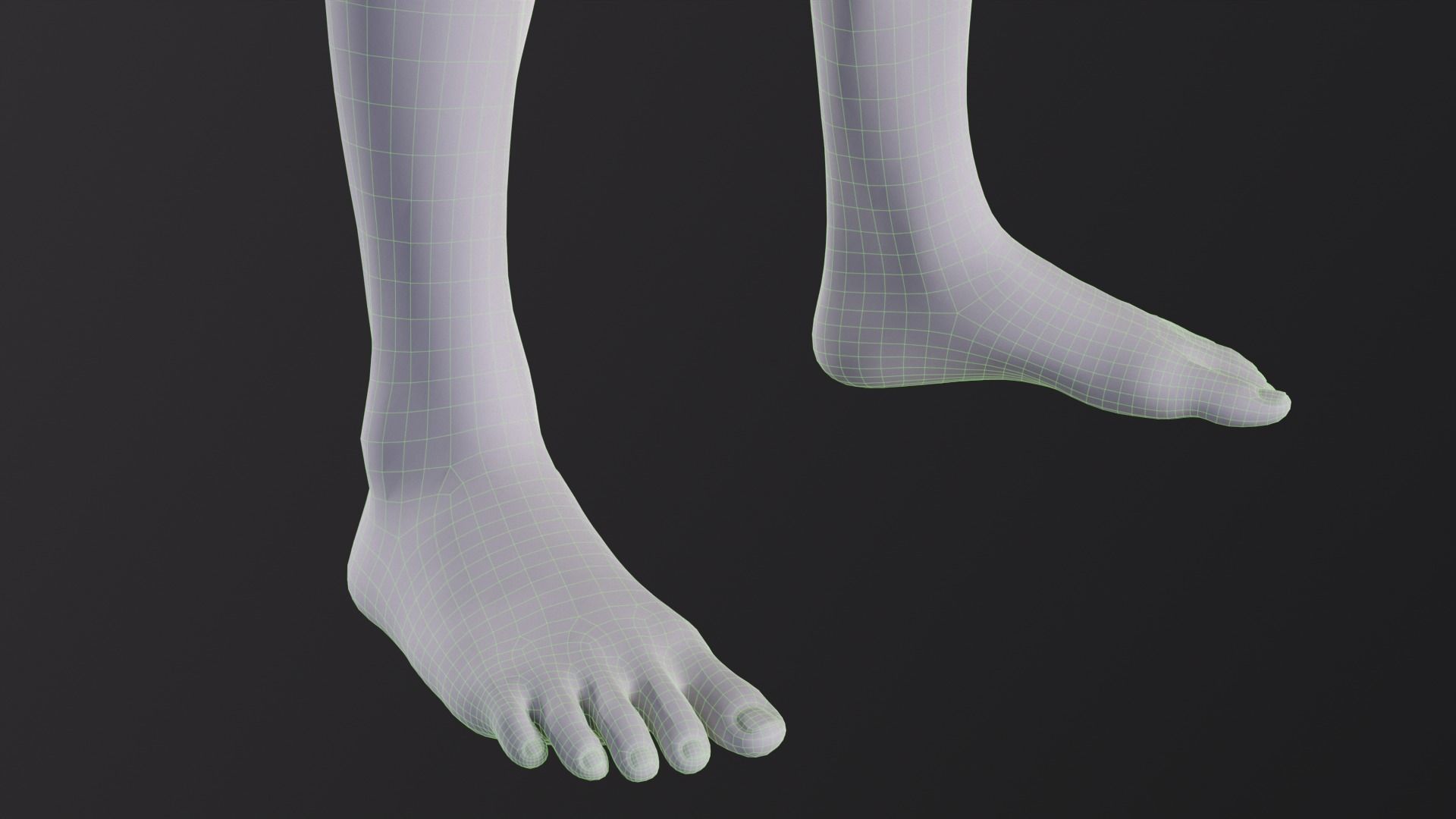 3D model Rigged human low poly model VR / AR / low-poly | CGTrader