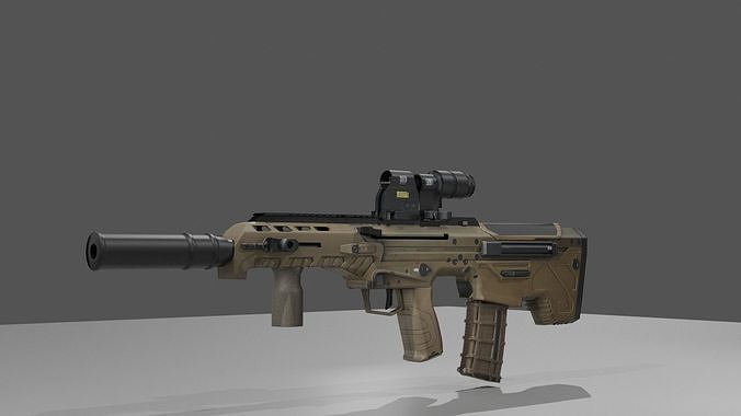 3D model MDR Rifle VR / AR / low-poly | CGTrader