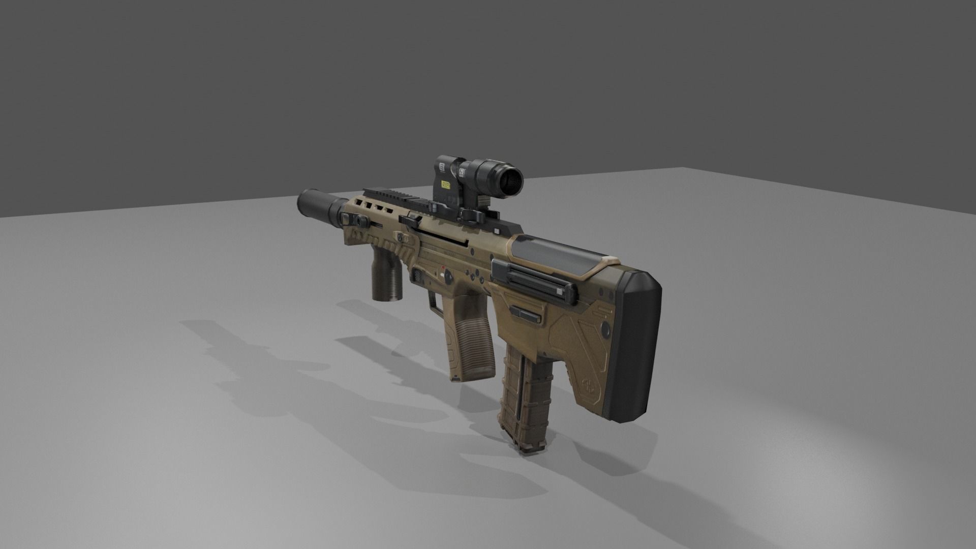 3D model MDR Rifle VR / AR / low-poly | CGTrader