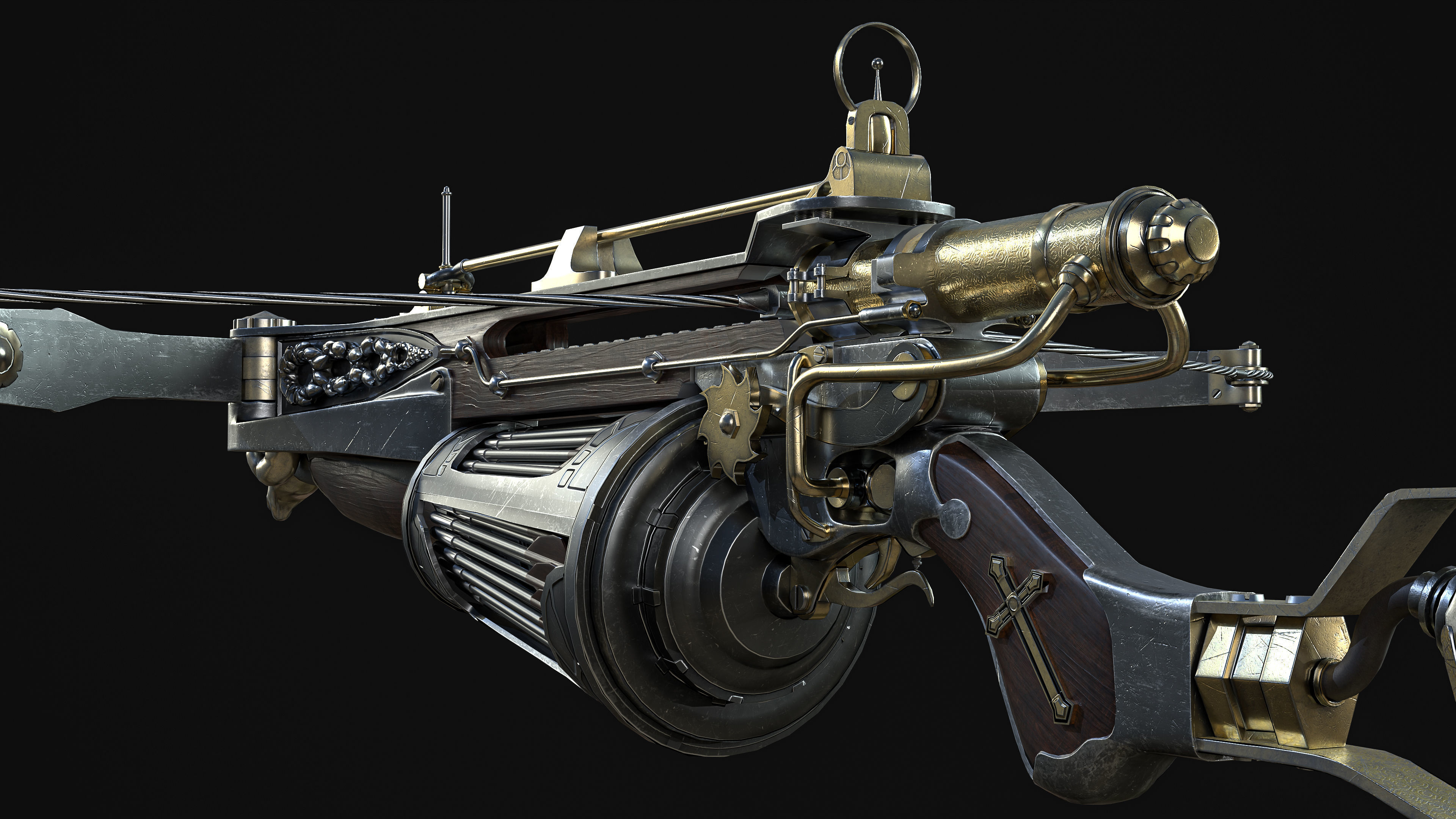 3D model Van Helsing Crossbow VR / AR / low-poly | CGTrader