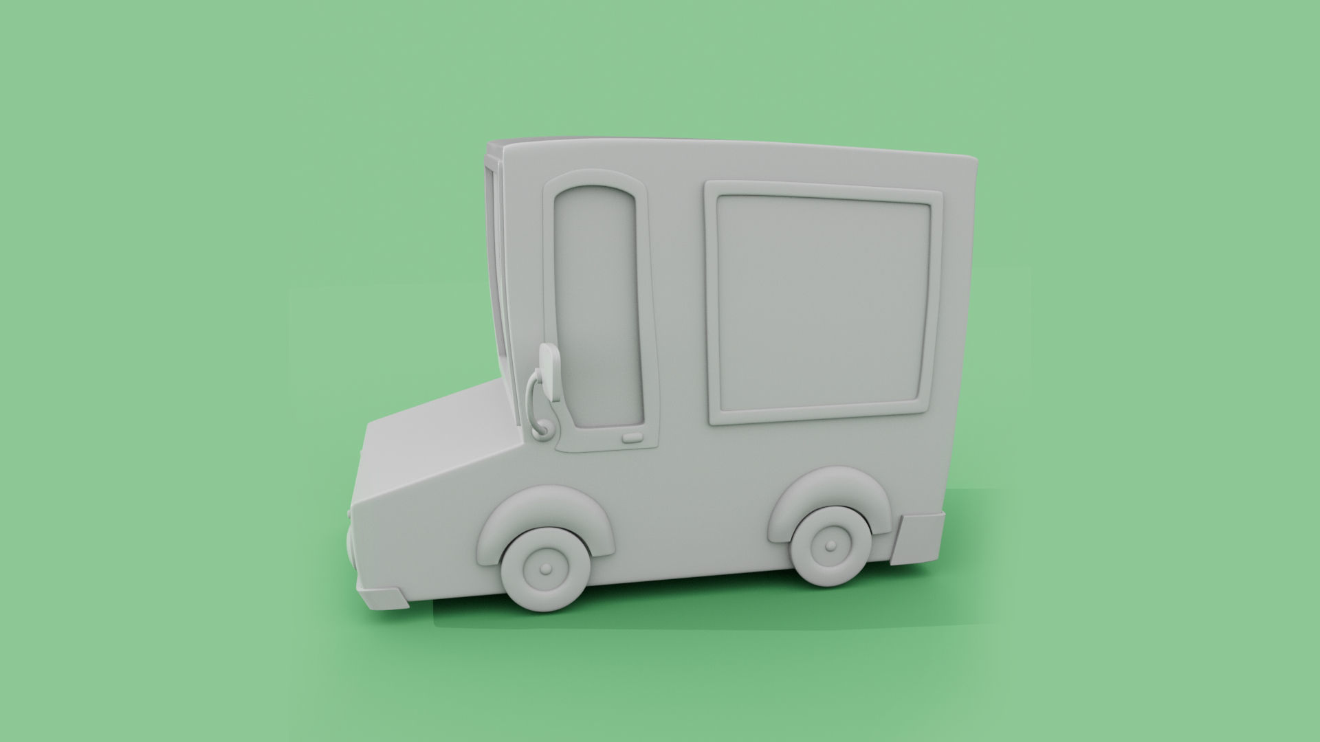 Cartoon Car - Truck - Advertisement Car 3D model | CGTrader