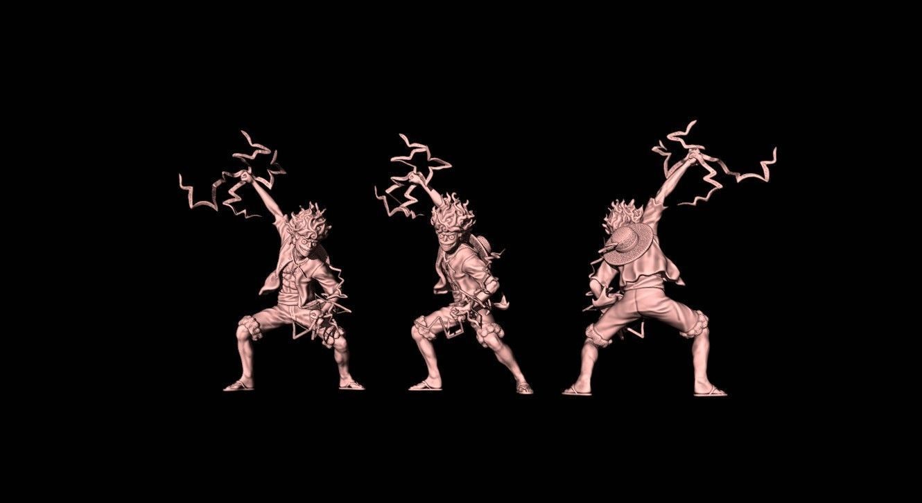 Luffy gear 5 - 3d printing 3D model 3D printable | CGTrader