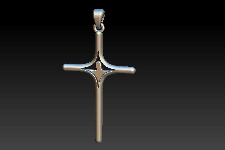 Stylized Cross with Jesus - Cruz Estilizada com Jesus 3D model 3D ...