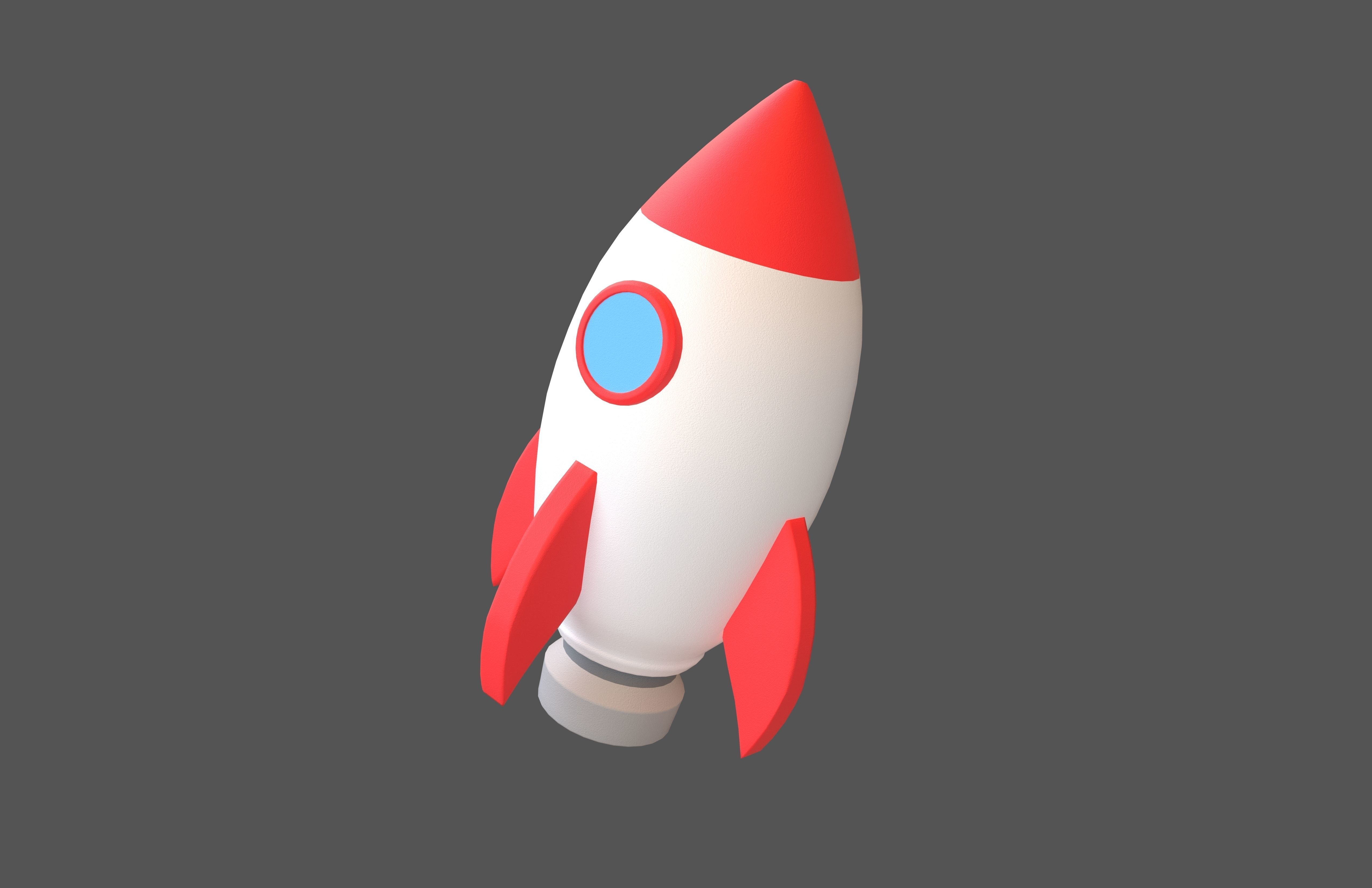 3D model Cartoon Rocket Hat V1 001 VR / AR / low-poly | CGTrader