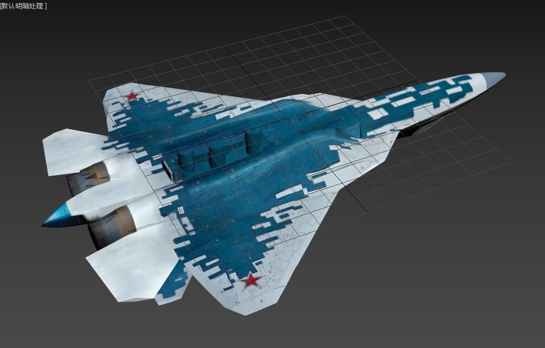 Russia Su57 T50 SuperFlank 3D model | CGTrader