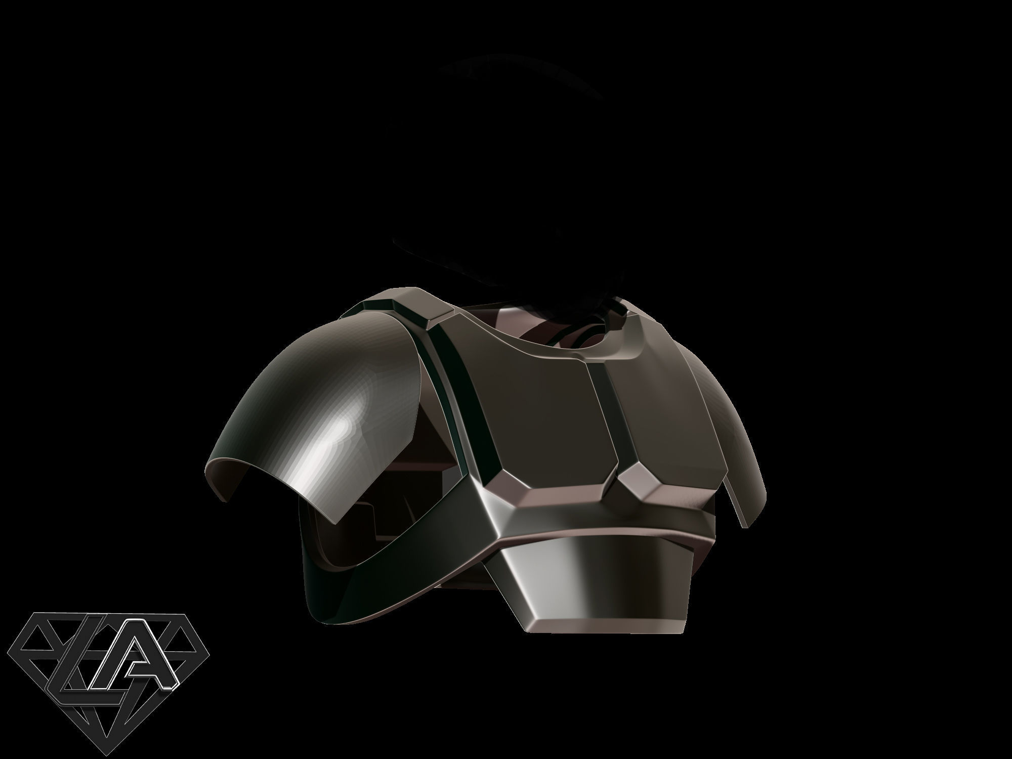 Warhammer Combat Armor without helmet 3D model 3D printable | CGTrader