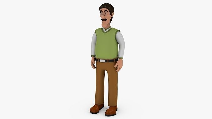 3D Model Character Teacher 3D model rigged | CGTrader