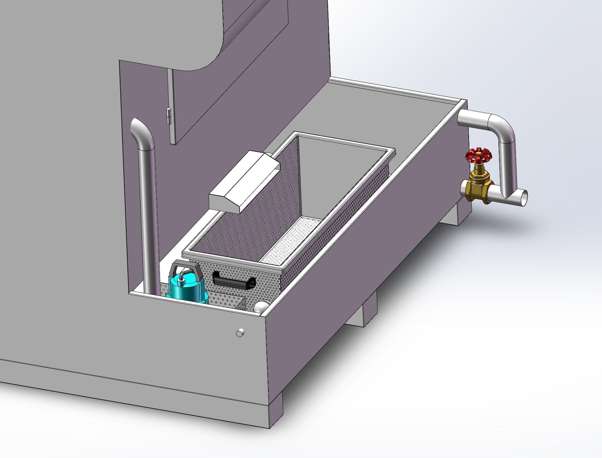 Wet dust removal machine 3D model | CGTrader