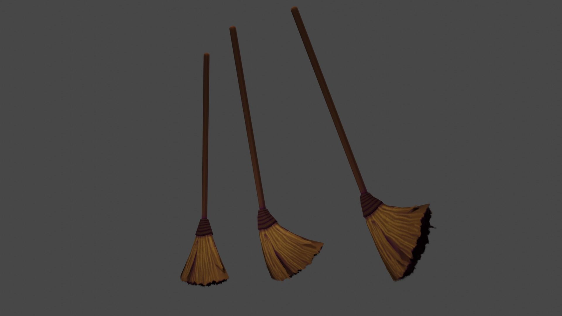 3D model Stylized broom VR / AR / low-poly | CGTrader