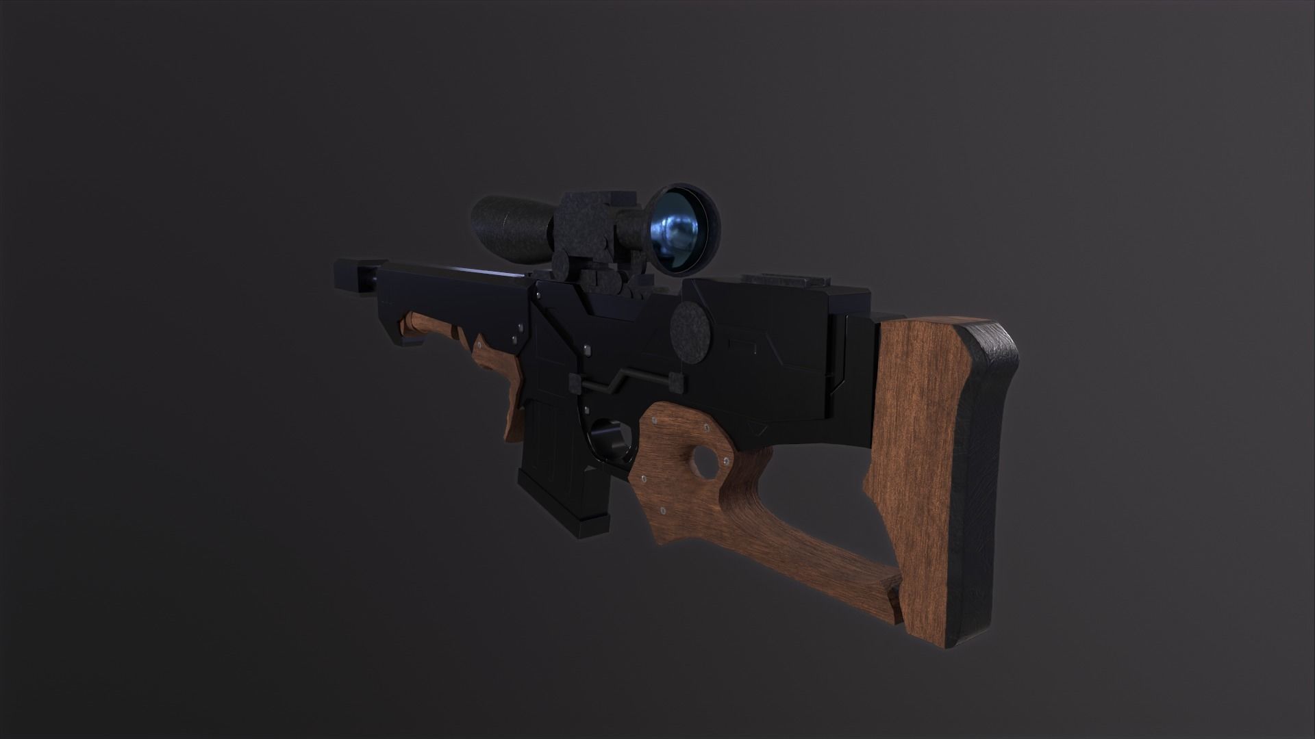 3D model Sniper Rifle VR / AR / low-poly | CGTrader