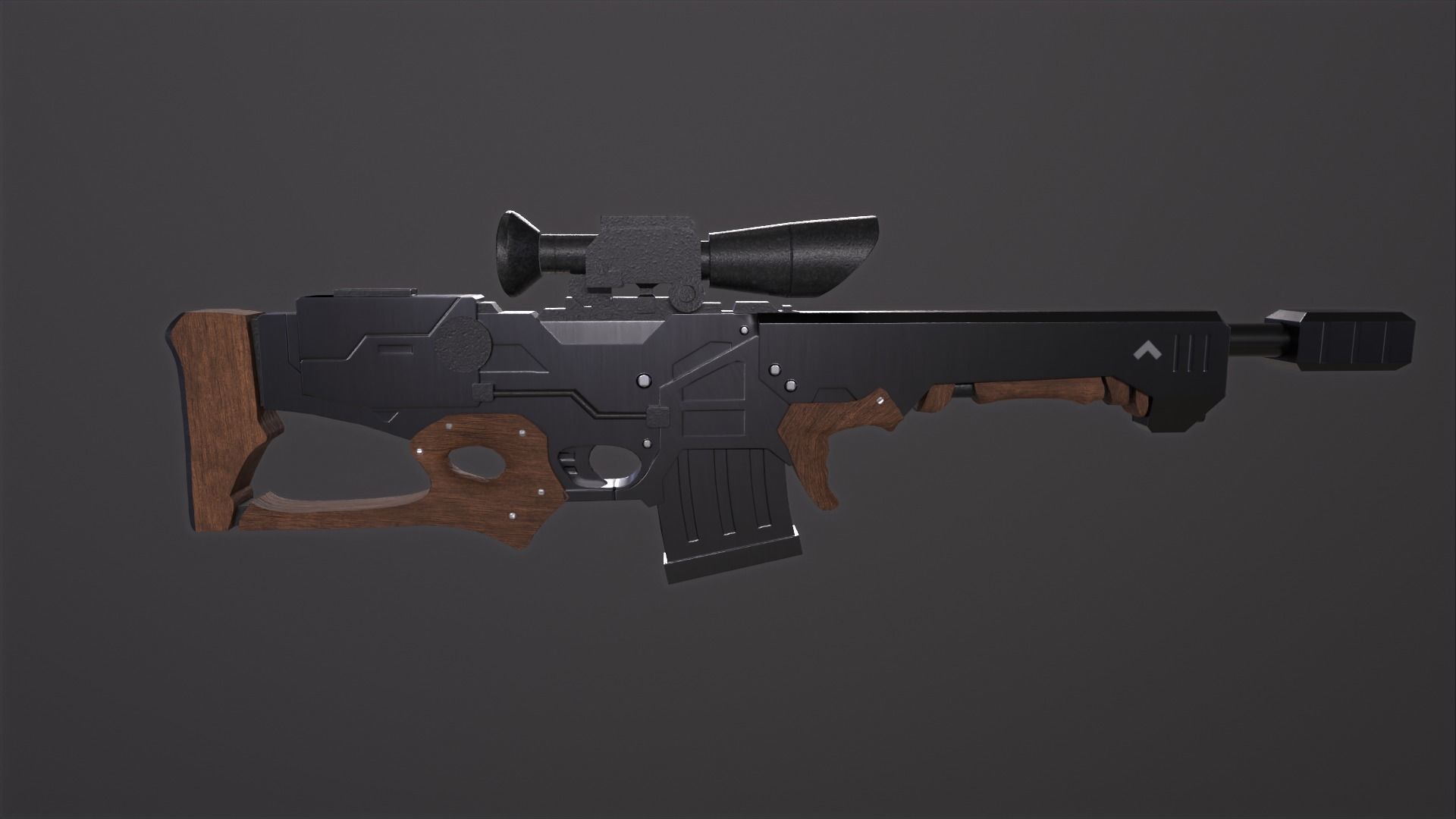 3D model Sniper Rifle VR / AR / low-poly | CGTrader