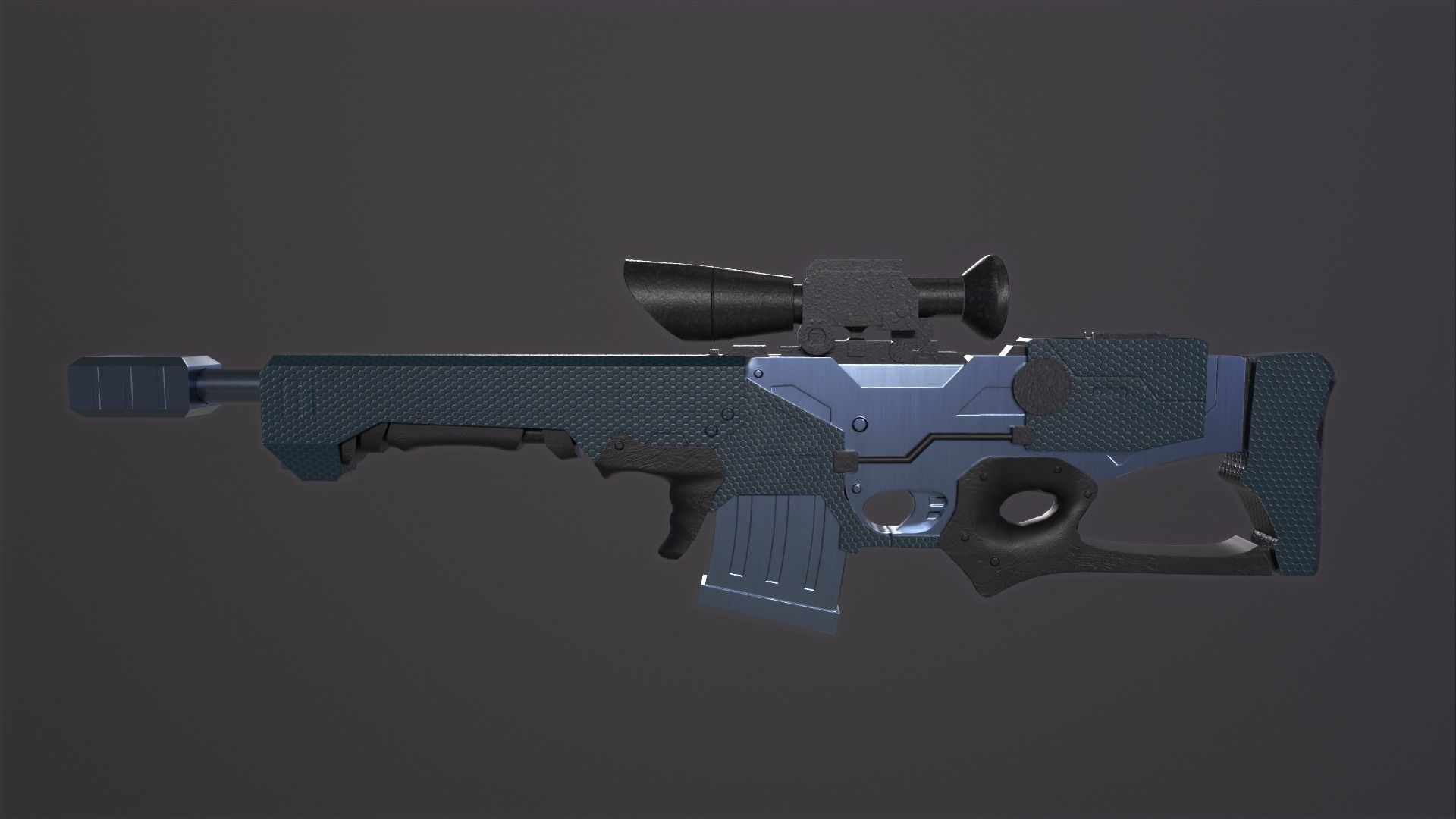 3D model Sniper Rifle VR / AR / low-poly | CGTrader
