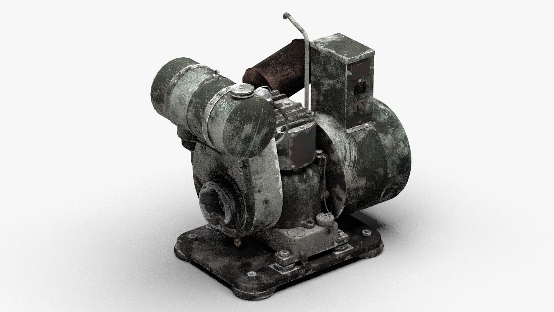 3D model Old USSR Generator VR / AR / low-poly | CGTrader
