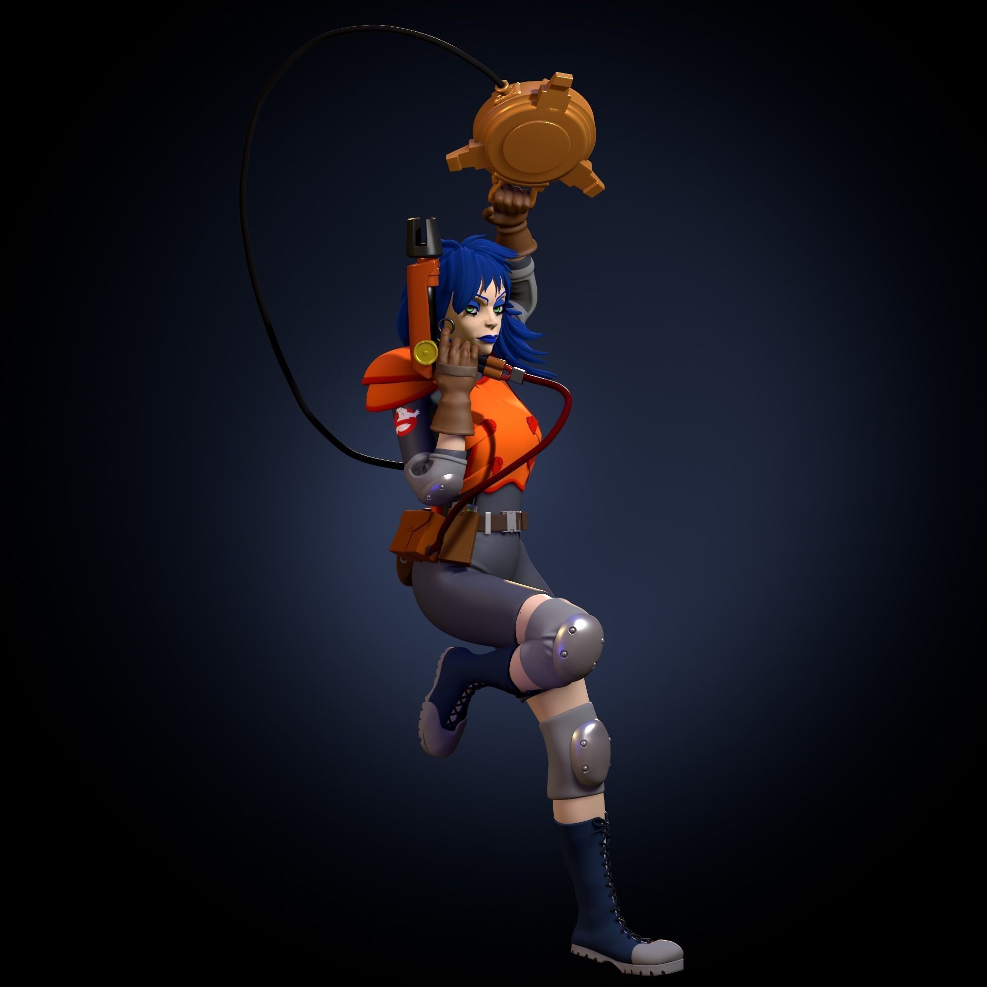 Kylie Griffin from Extreme Ghostbusters 3D model 3D printable | CGTrader