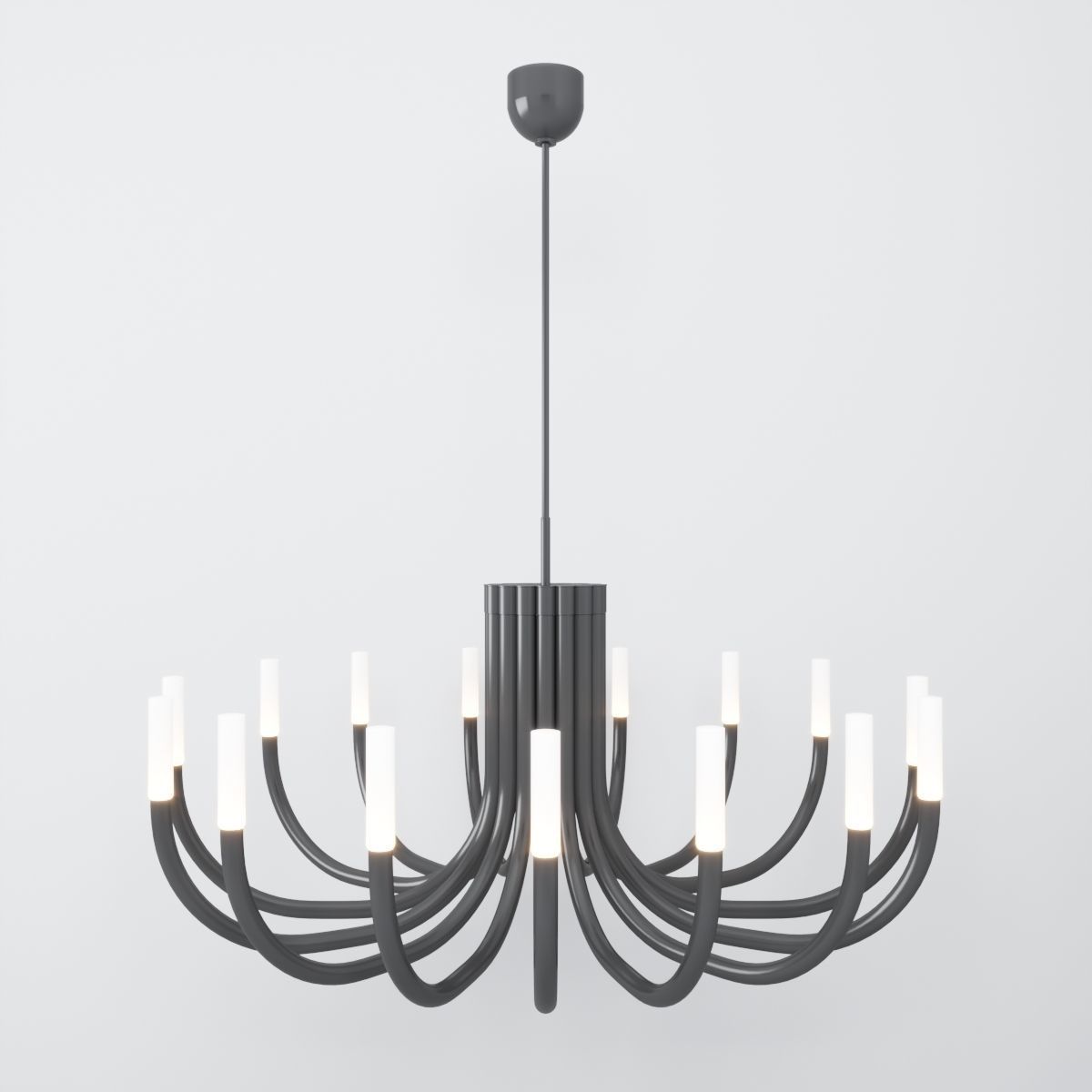 Rousseau Large Oval Chandelier by Kelly Wearstler 3D model | CGTrader