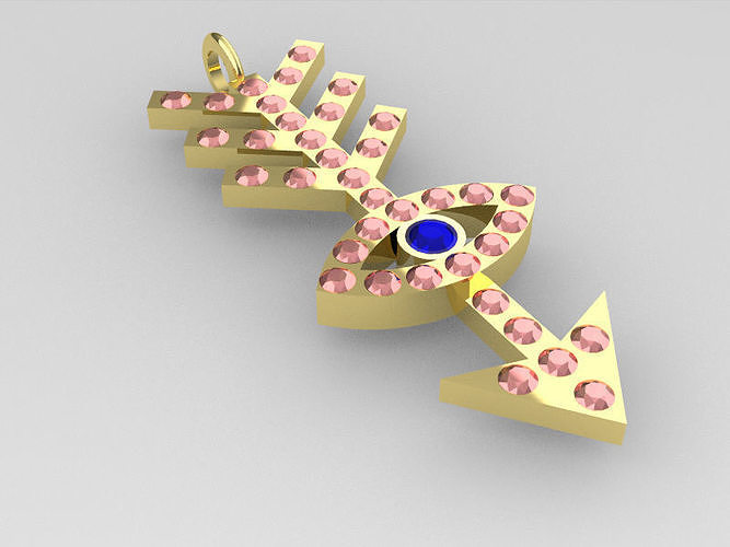 The evil eye arrow 3D model 3D printable | CGTrader