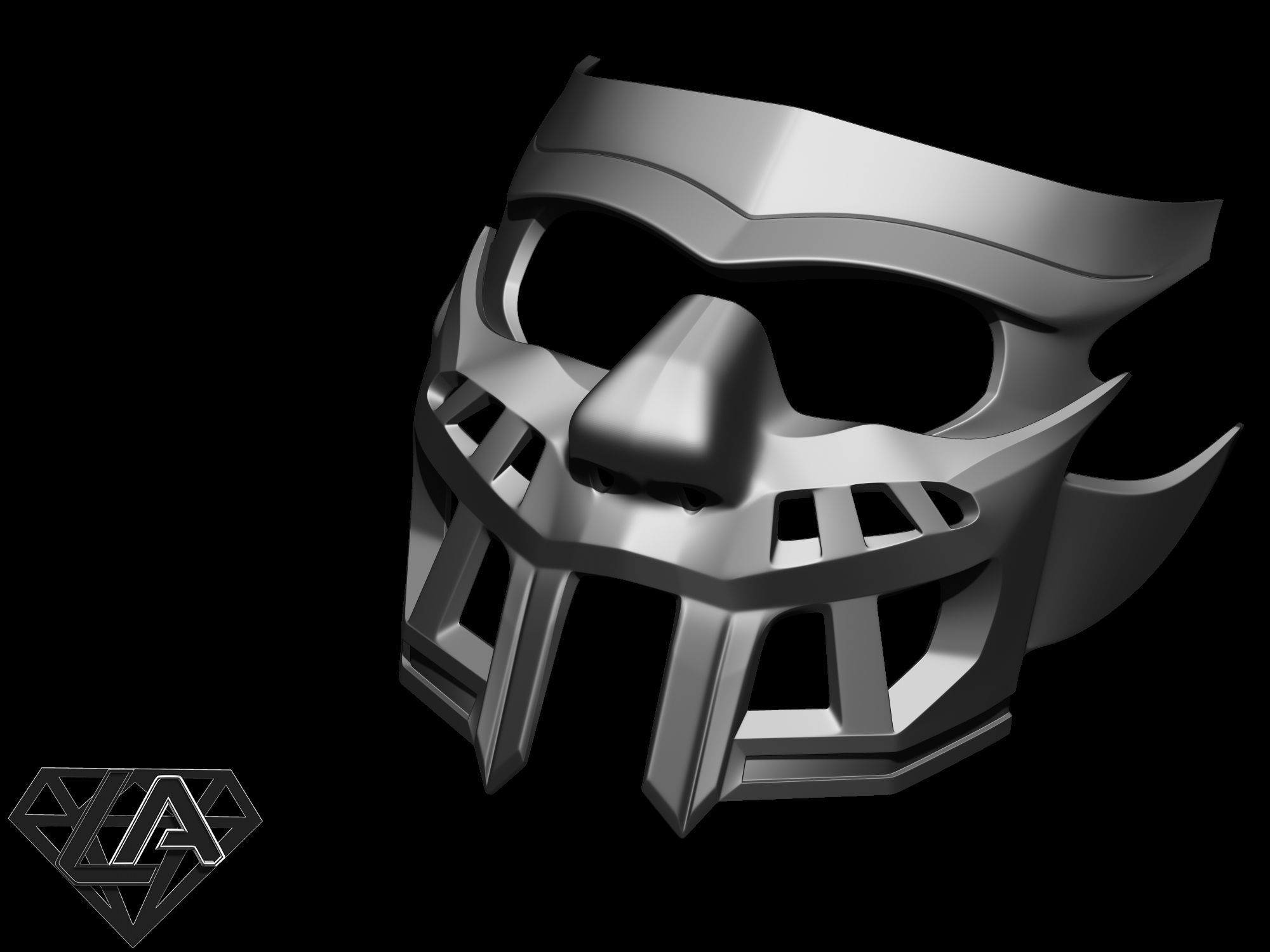 Predator gladiator mask 3D model 3D printable | CGTrader