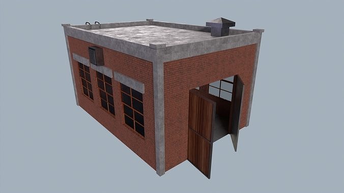 3D model work shop VR / AR / low-poly | CGTrader