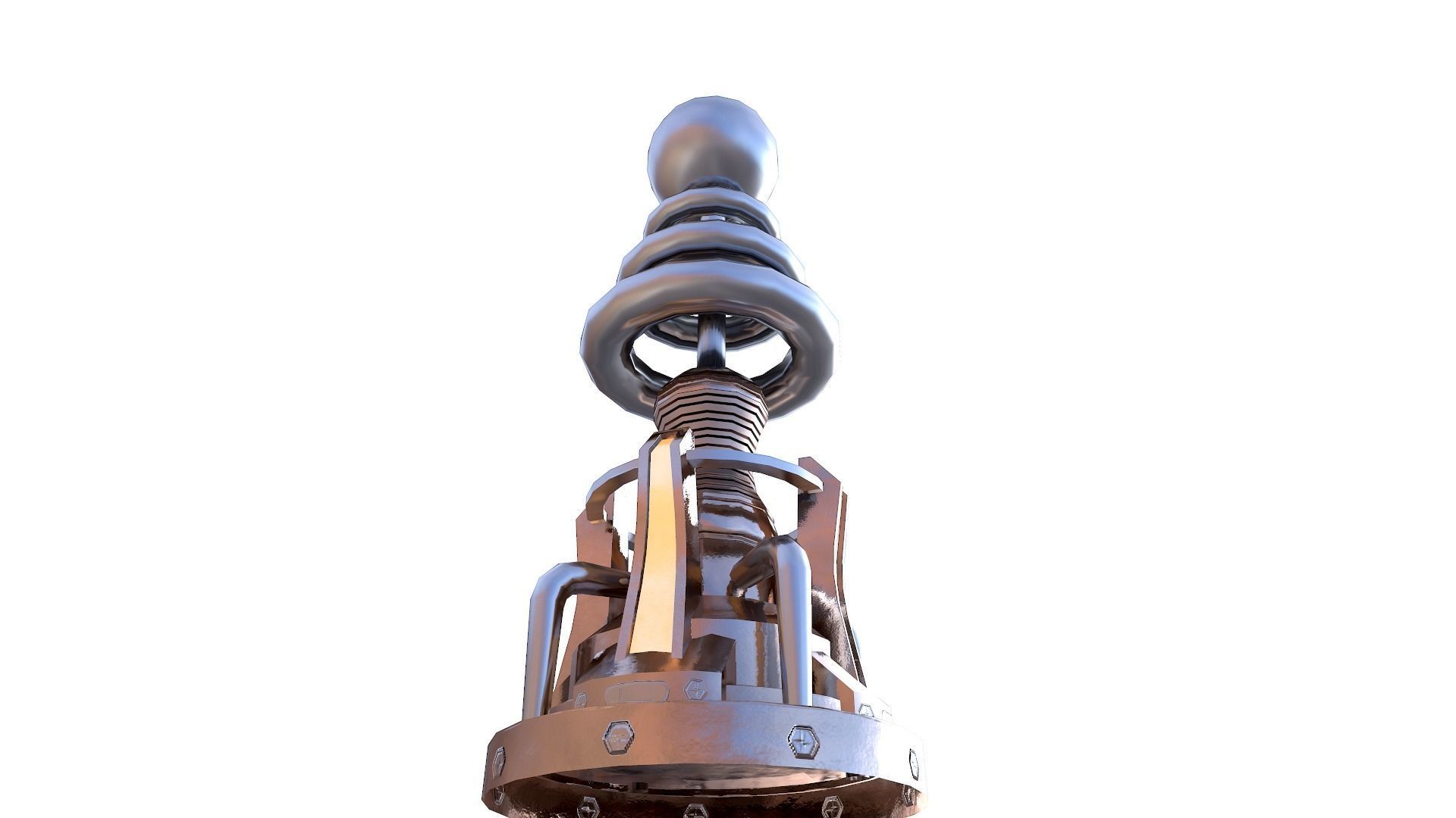 3D model Tesla Coil VR / AR / low-poly | CGTrader