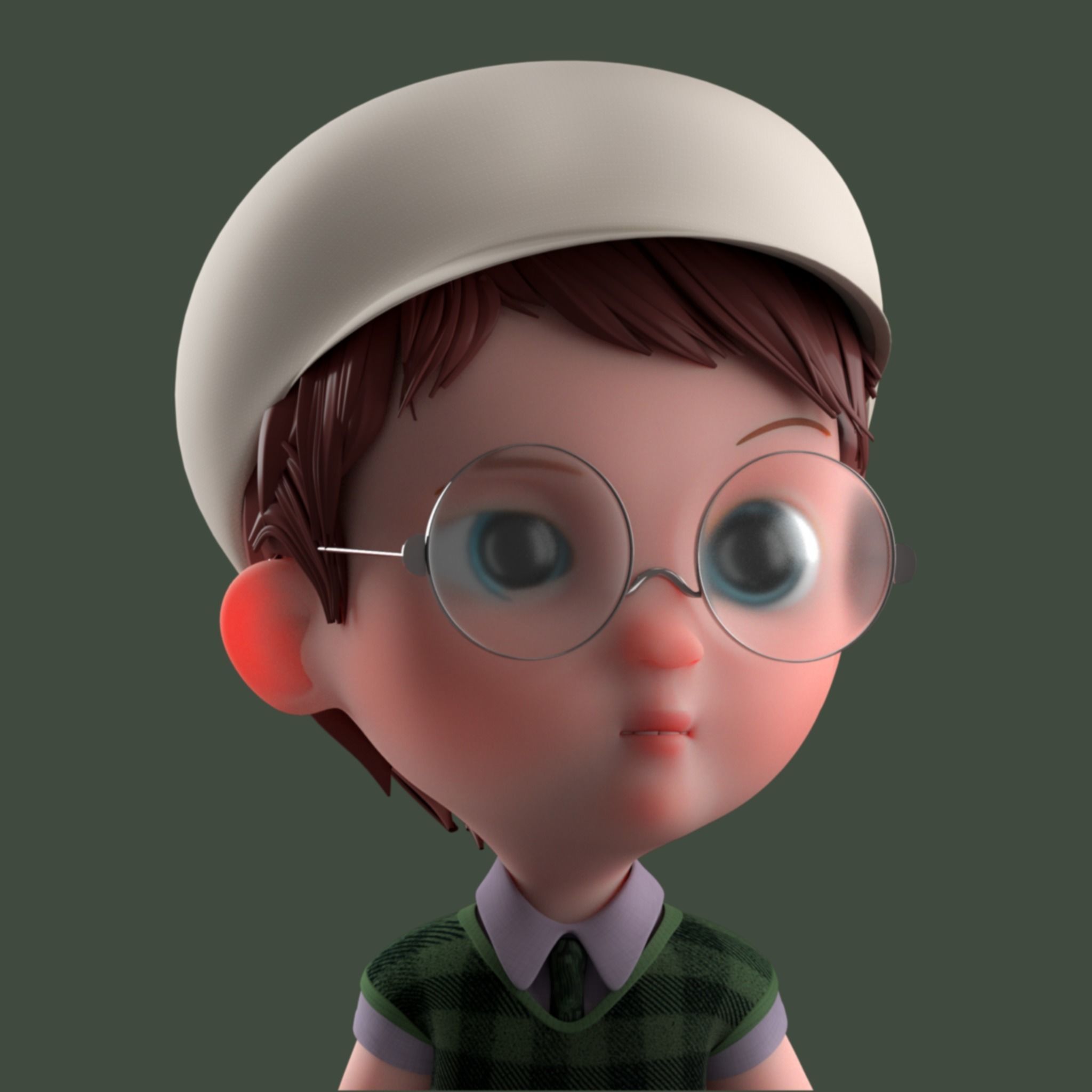 Cartoon Boy Rigged 3D model rigged | CGTrader