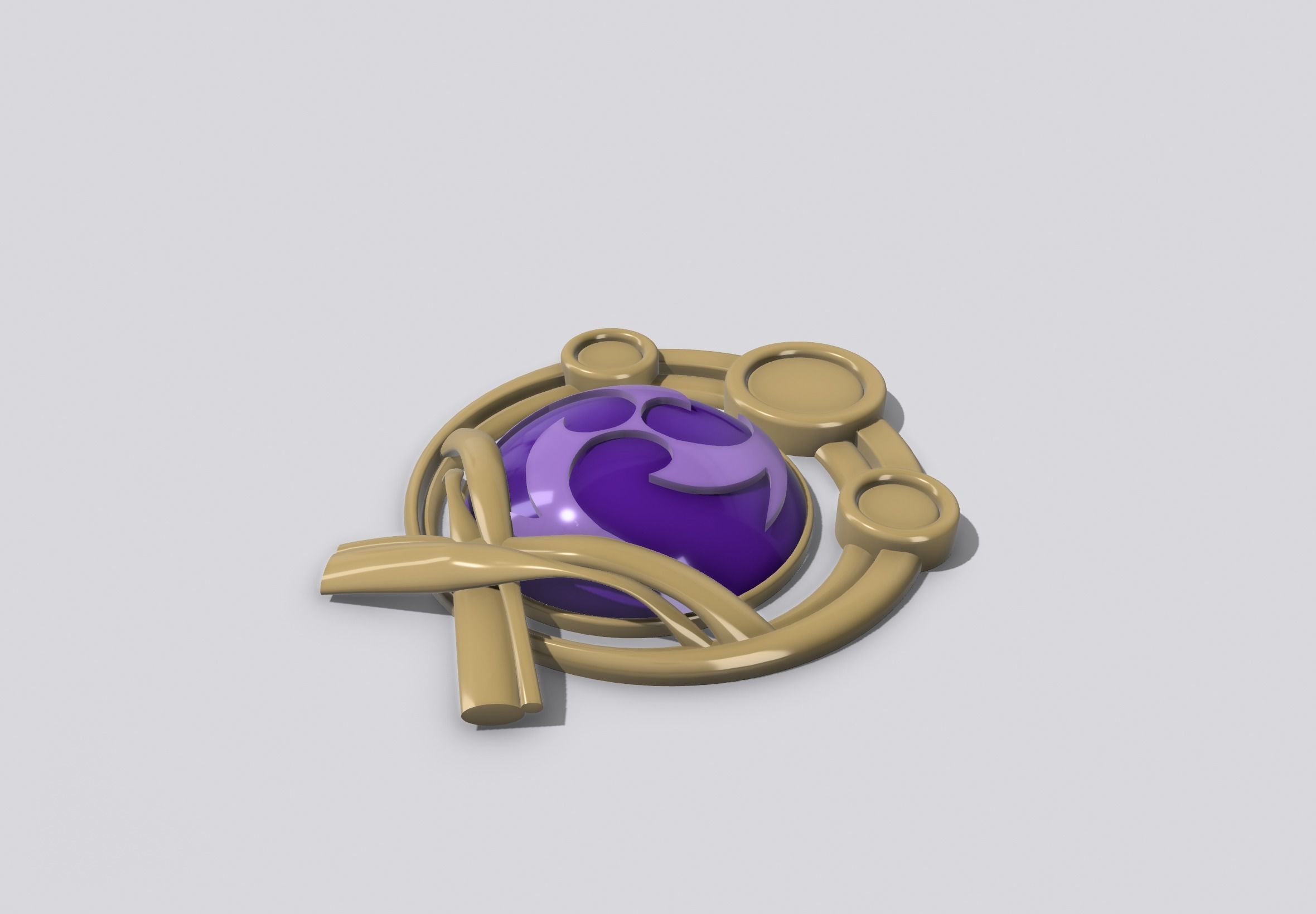 Inazuma Electro Vision Genshin Impact 3D model 3D printable | CGTrader