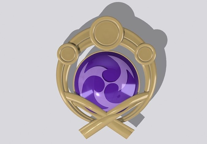 Inazuma Electro Vision Genshin Impact 3D model 3D printable | CGTrader