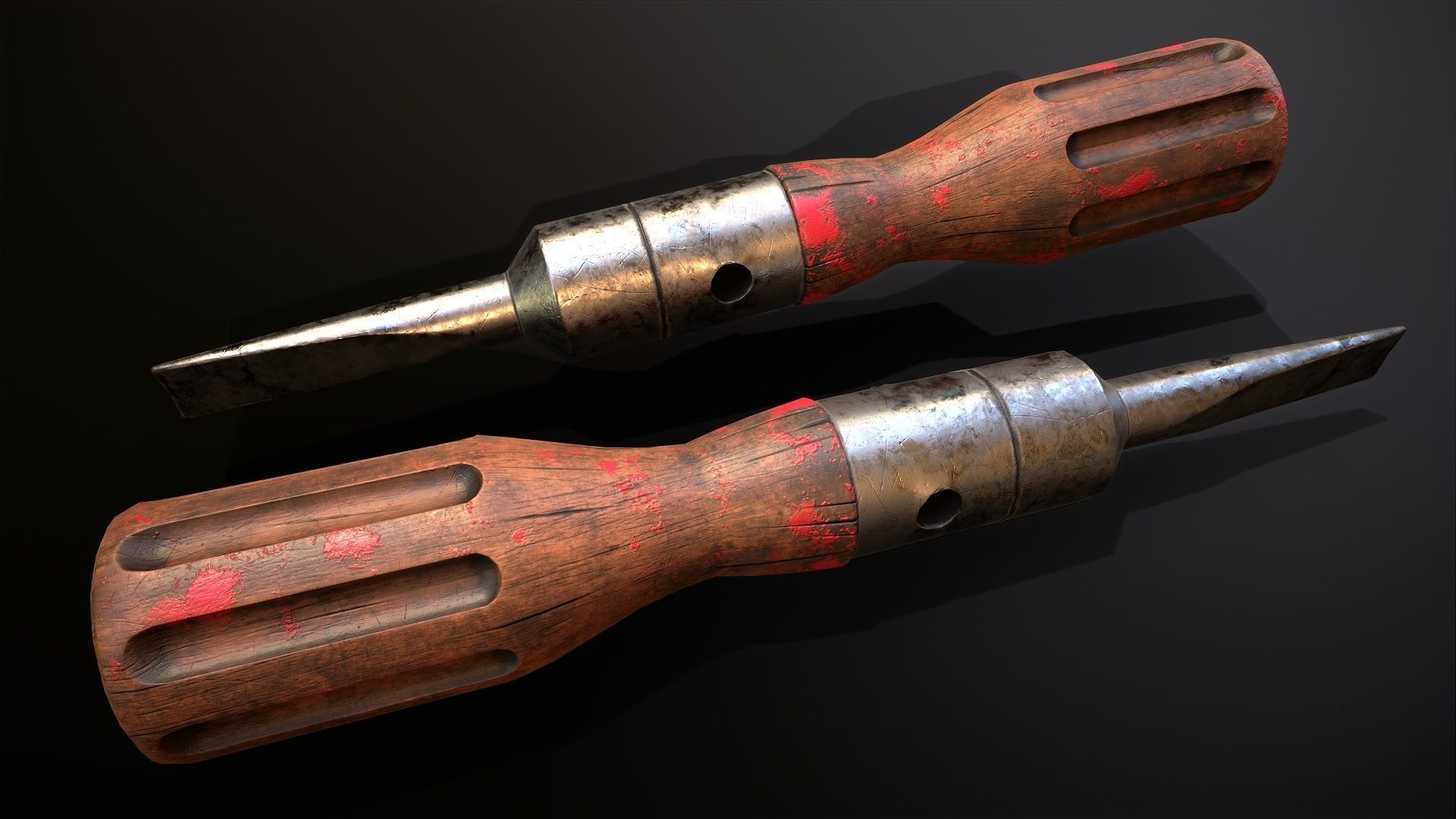 3D model Screw Driver lowpoly model VR / AR / low-poly | CGTrader