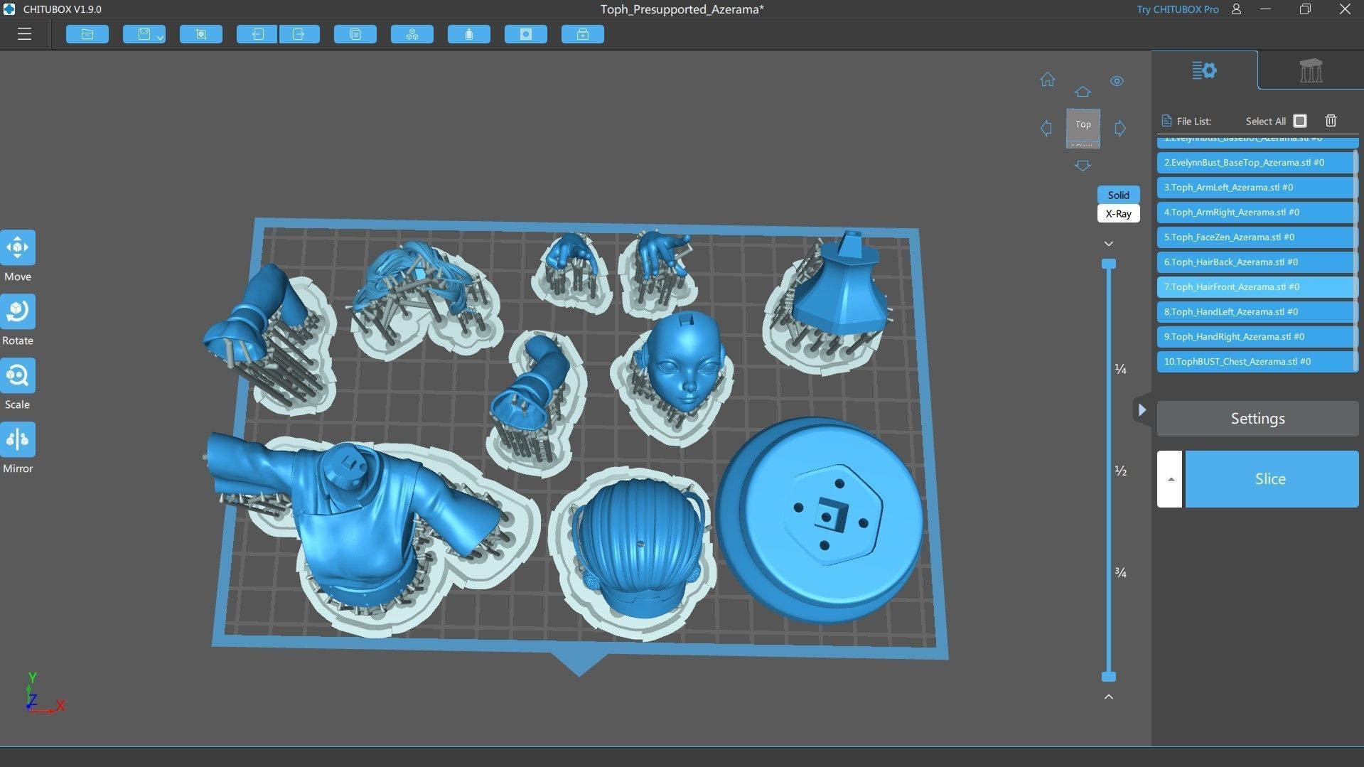 ADULT TOPH BUST STL READY FOR 3D PRINTING 3D model 3D printable | CGTrader