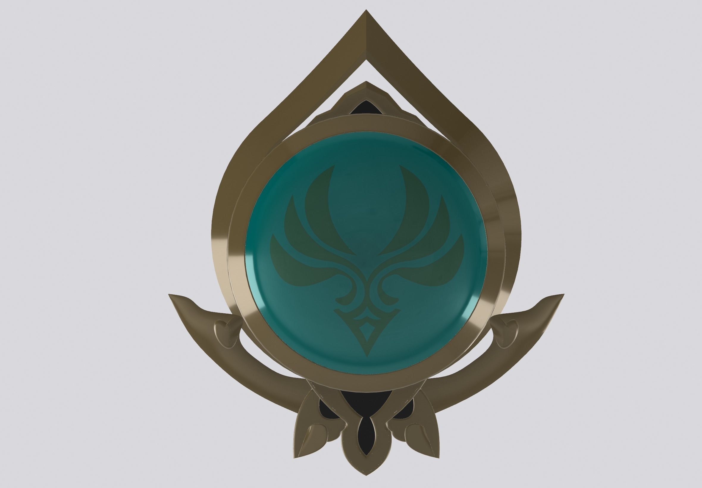 Sumeru Anemo Vision Genshin Impact 3d Model 3d Printable Cgtrader