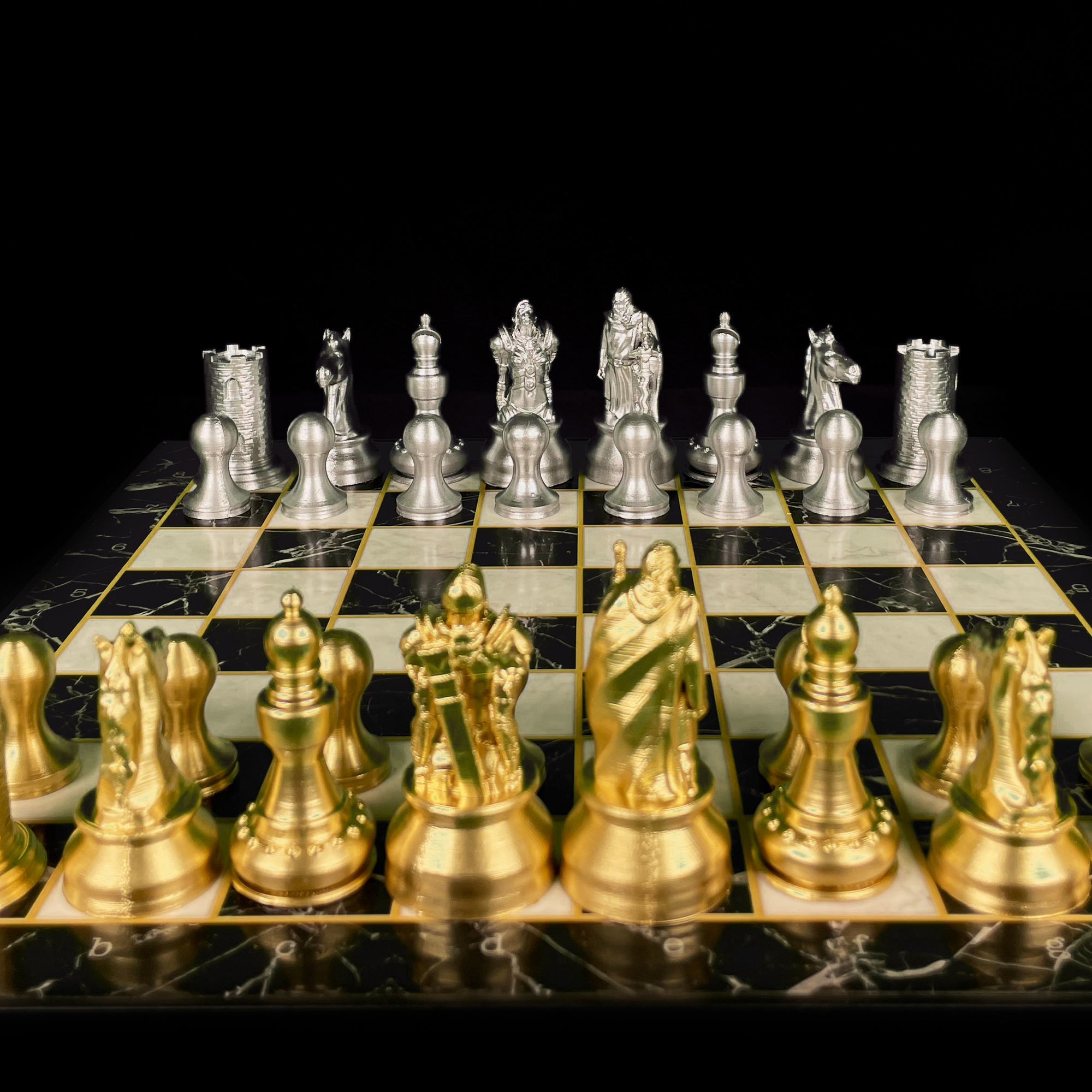 Knight Chess Set - Chevalier Chess 3D model 3D printable | CGTrader