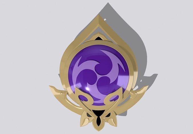 Sumeru Electro Vision Genshin Impact 3D model 3D printable | CGTrader