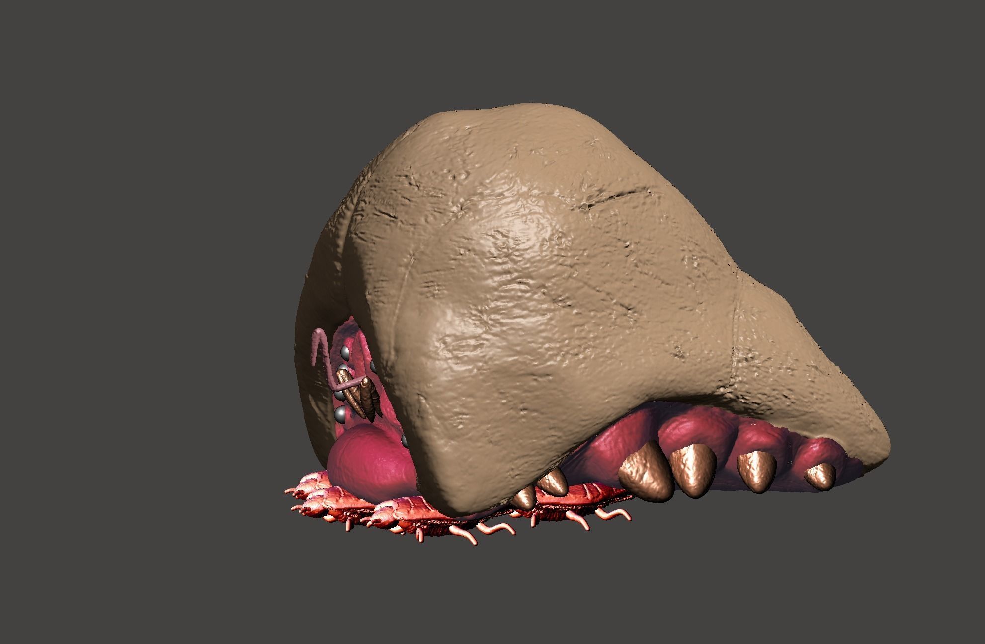 Brain Bug Starship Troopers Brainbug Hi-Poly STL for 3D printing 3D ... Brain Bug Starship Troopers Brainbug Hi-Poly STL for 3D printing 3D ...