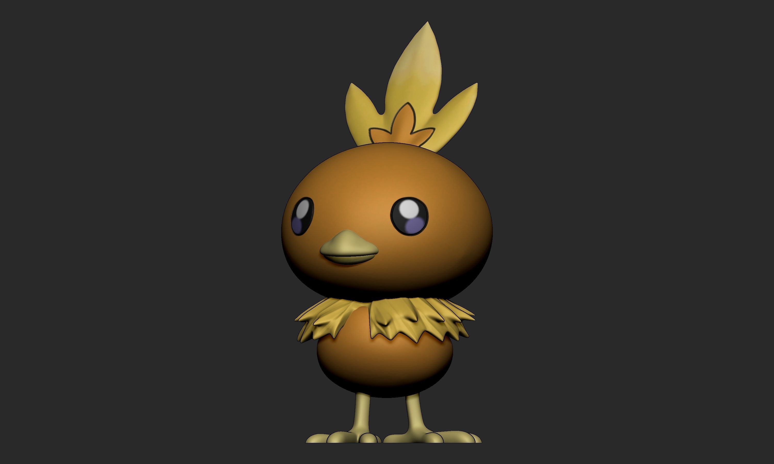 Pokemon - Torchic with 2 poses 3D model 3D printable | CGTrader