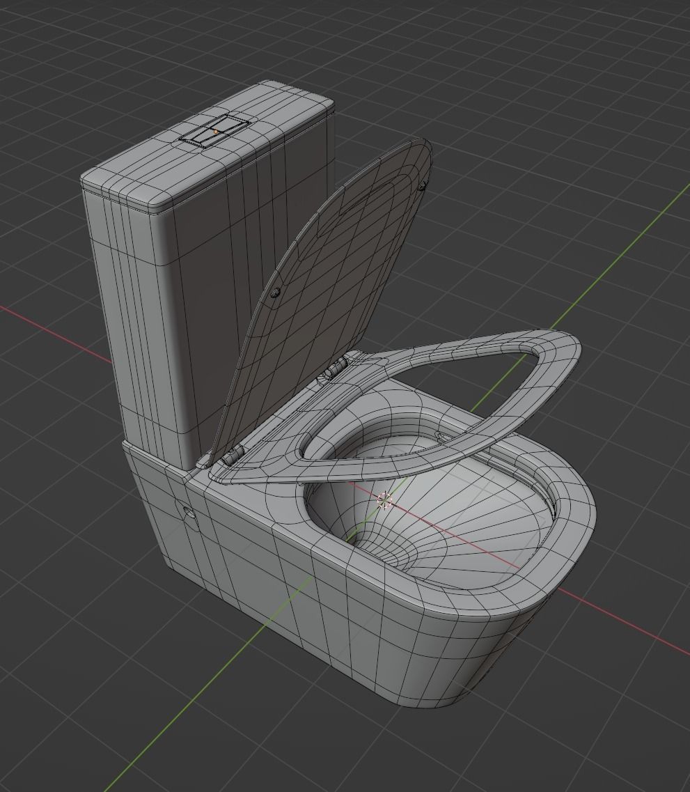 3D model Bathroom Commode VR / AR / low-poly | CGTrader