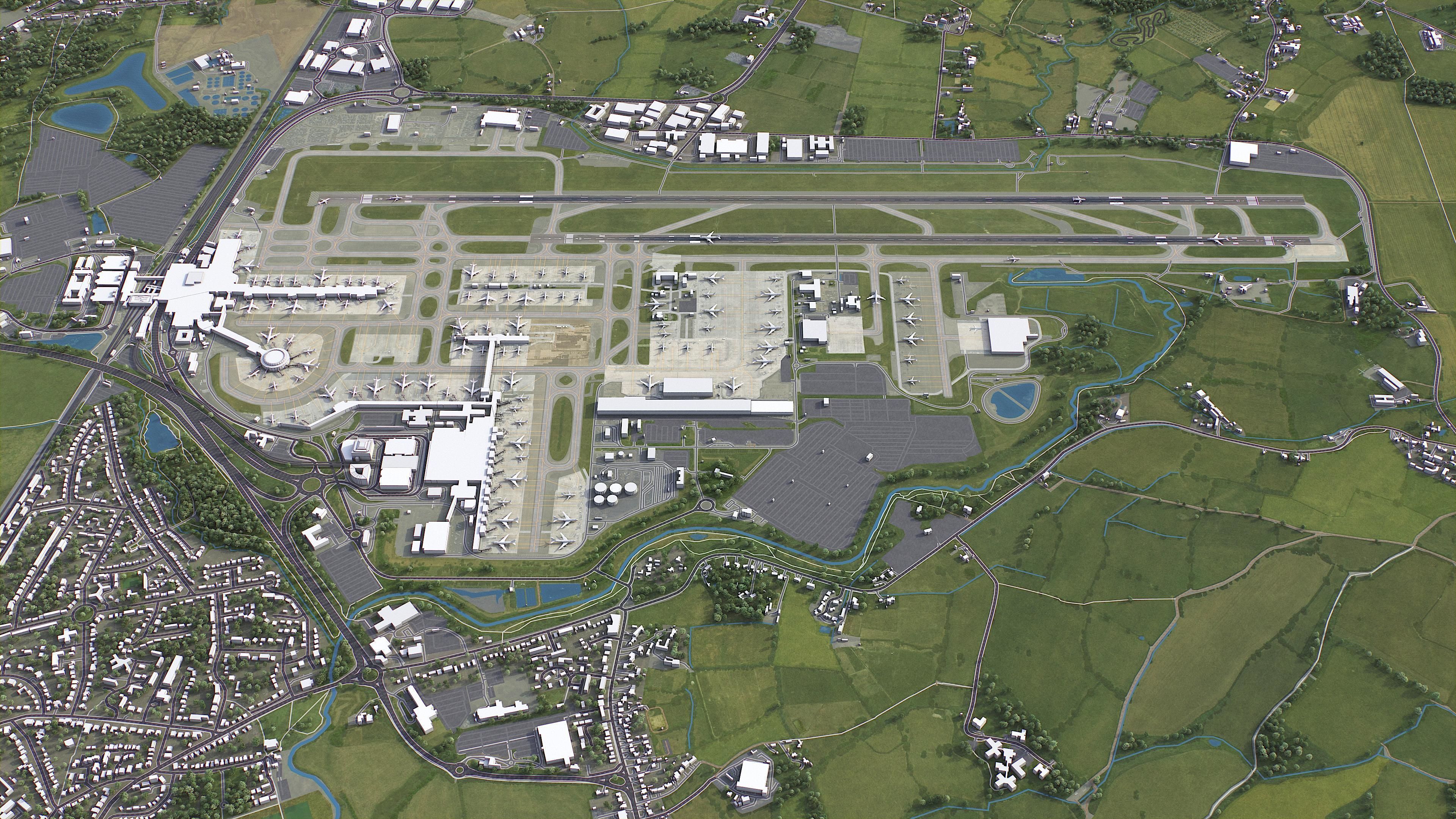 3D model Crawley VR / AR / low-poly | CGTrader